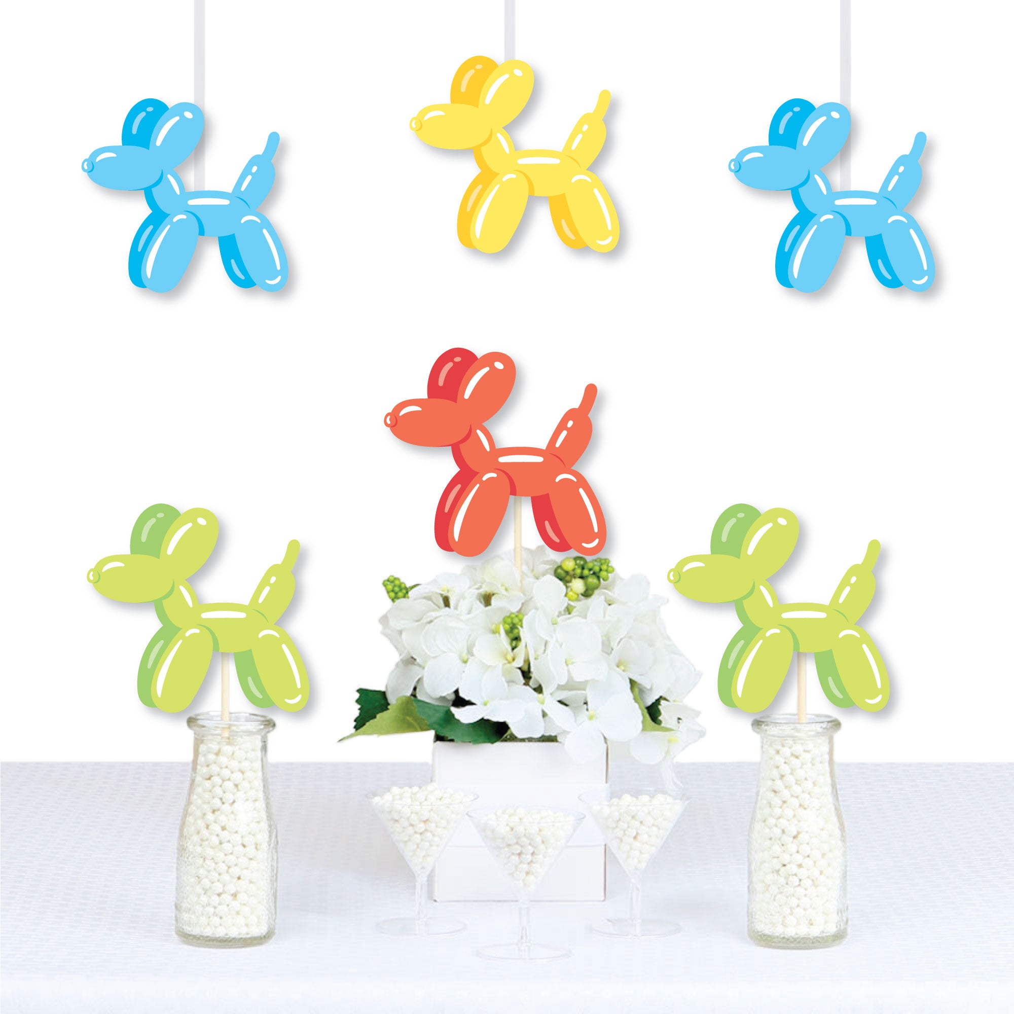 Balloon Animals - Decorations DIY Happy Birthday Party Essentials - Set ...