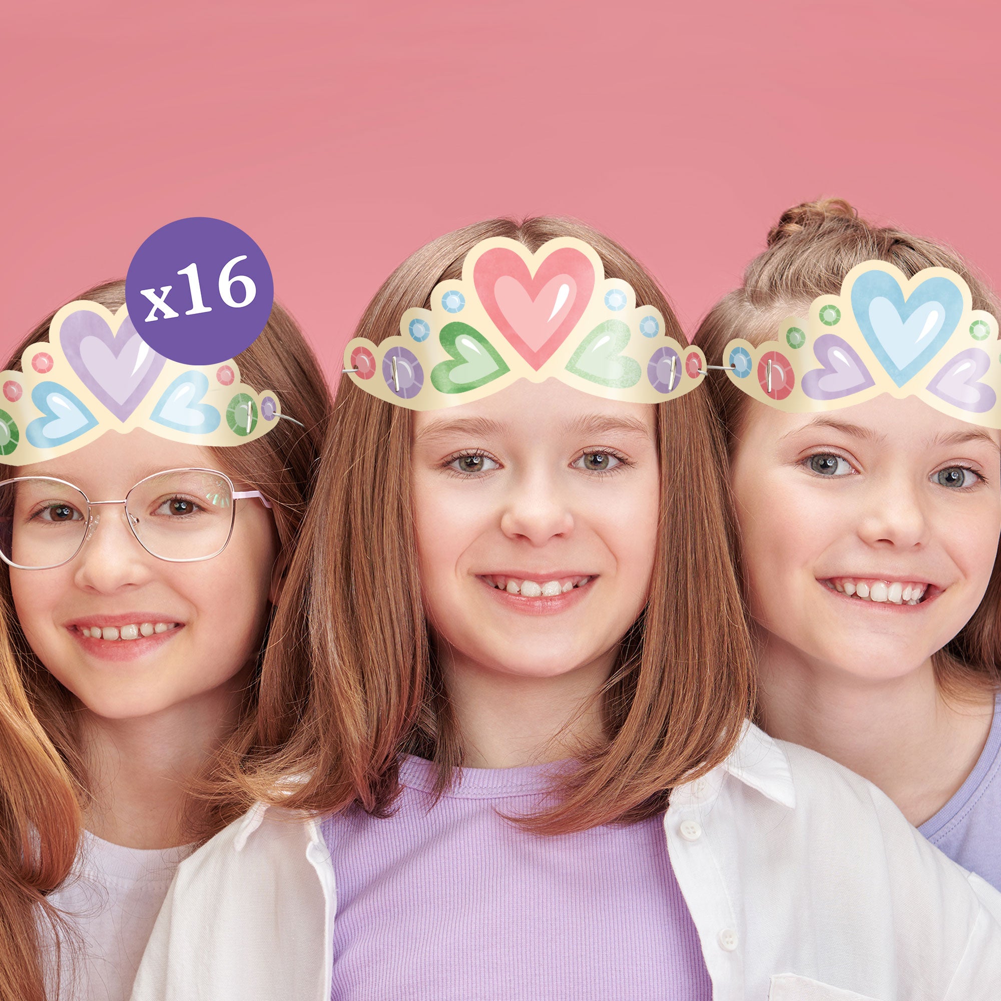 Princess Paper Crown Headbands | BigDotOfHappiness.com – Big Dot of ...