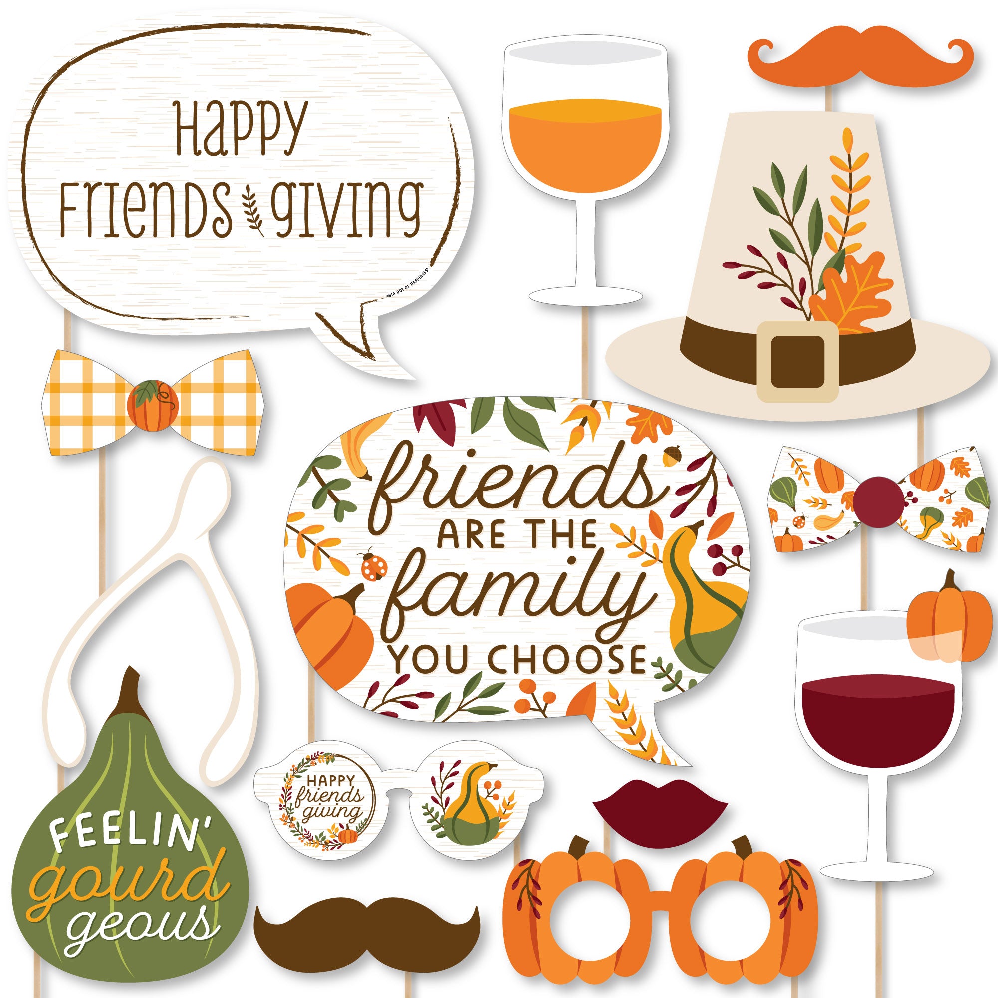 Thanksgiving Photo Props Thanksgiving Party Photo Booth Backdrop