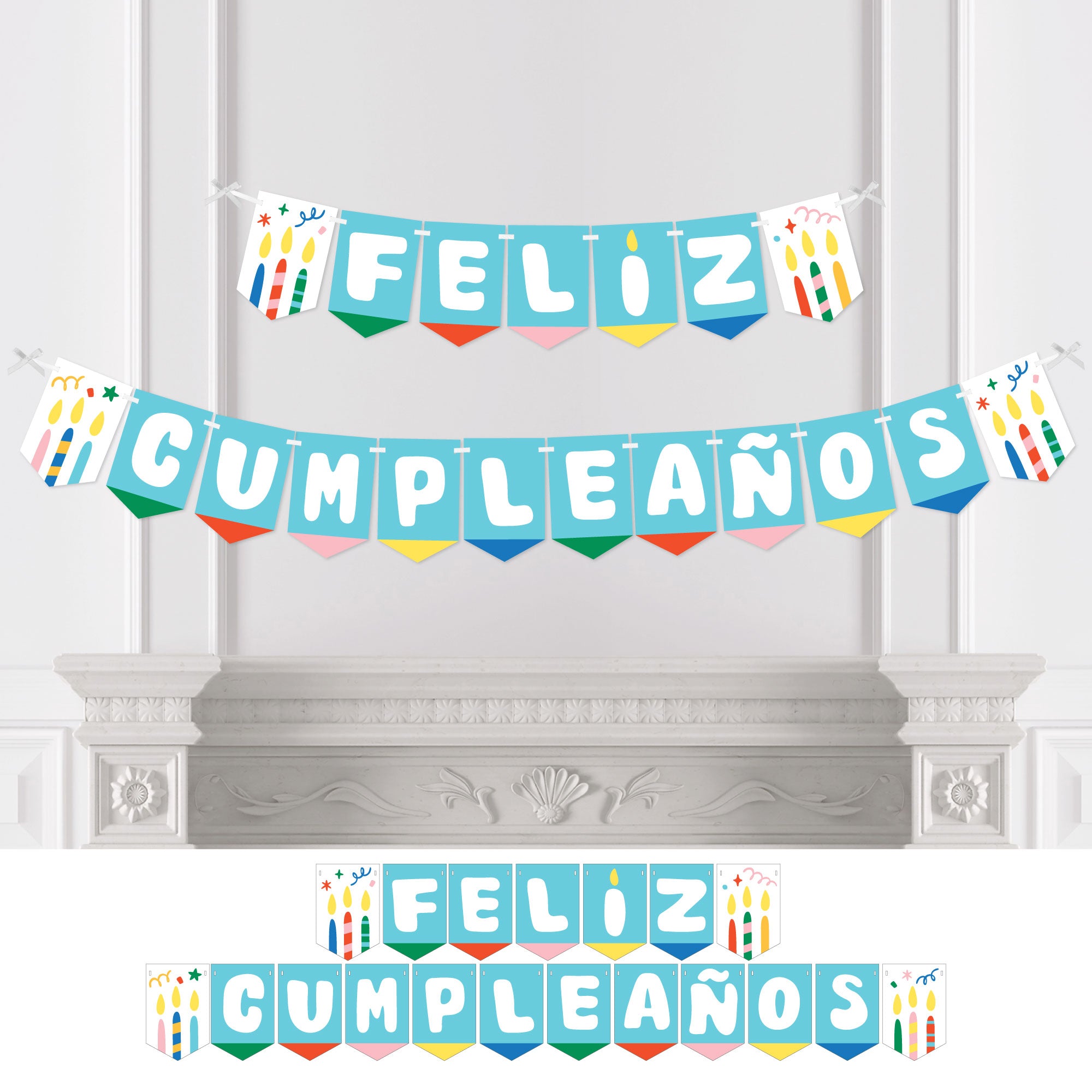 Feliz Cumpleanos - Happy Birthday Party Bunting Banner - Party ...