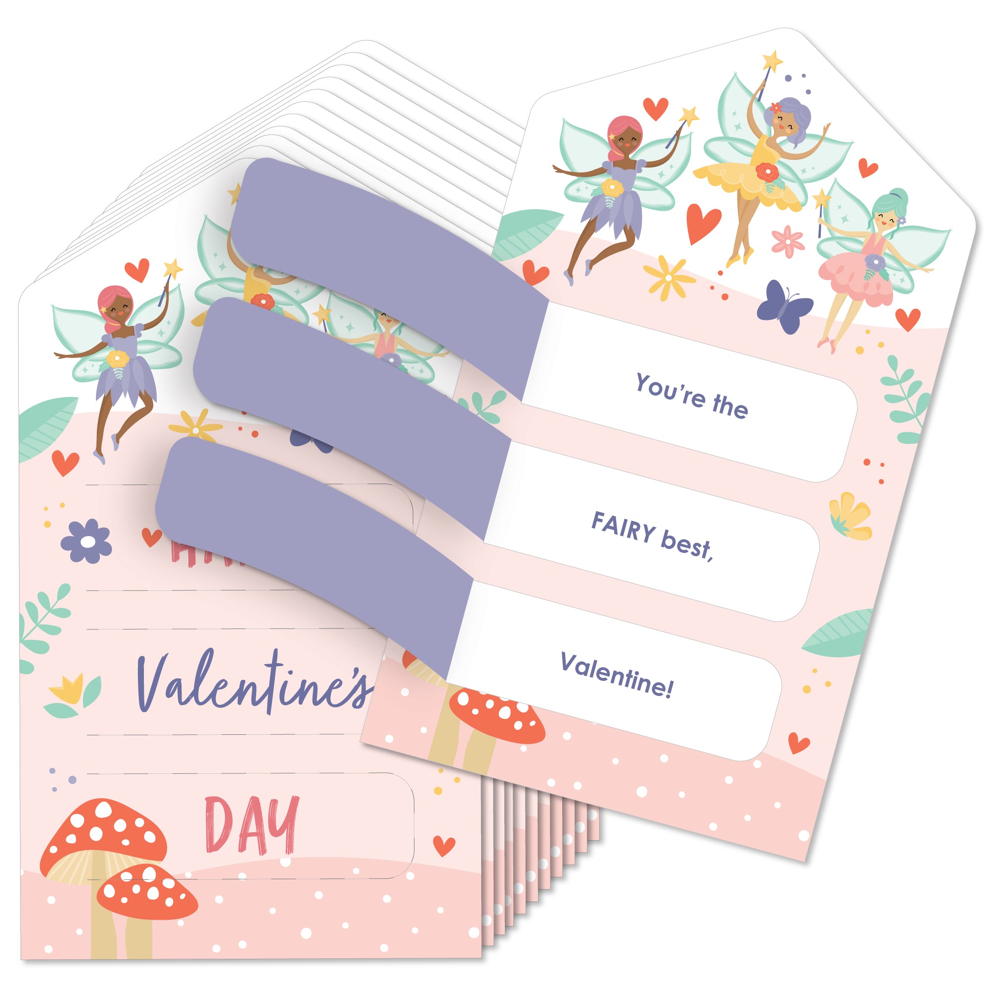 Let's Be Fairies - Fairy Garden Cards for Kids - Happy Valentine’s Day ...