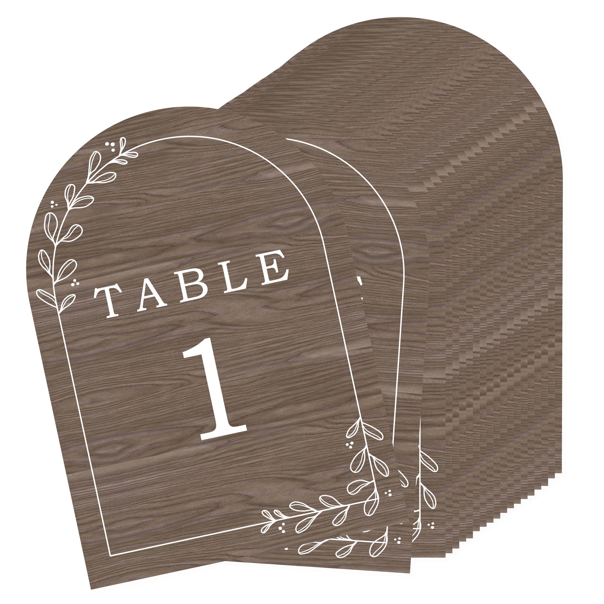 Rustic Wedding Table Numbers – Set of 1–20 | BigDotOfHappiness.com ...