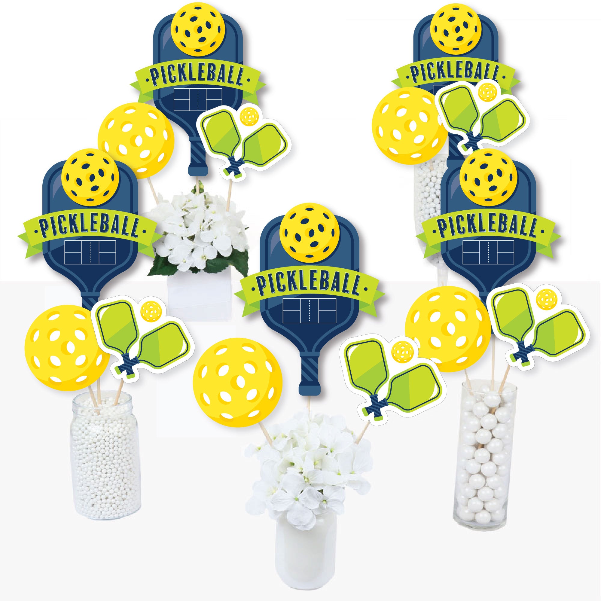Let's Rally - Pickleball - Birthday or Retirement Party Centerpiece ...