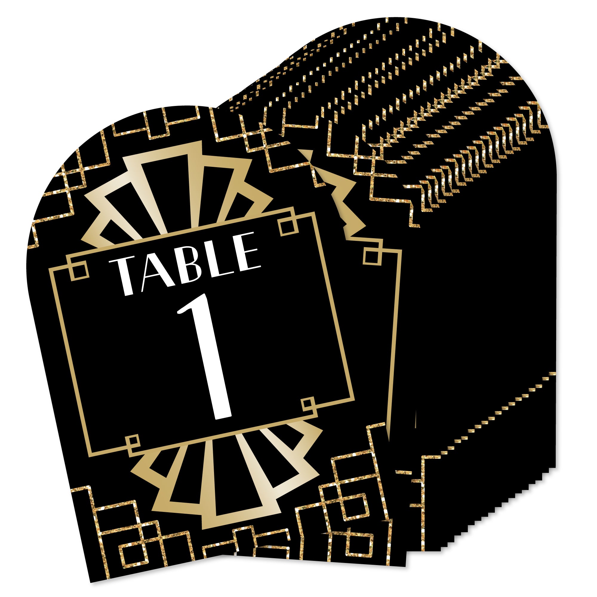 Roaring 20's - 1920s Art Deco Jazz Party Double-Sided 5 x 7 inches ...