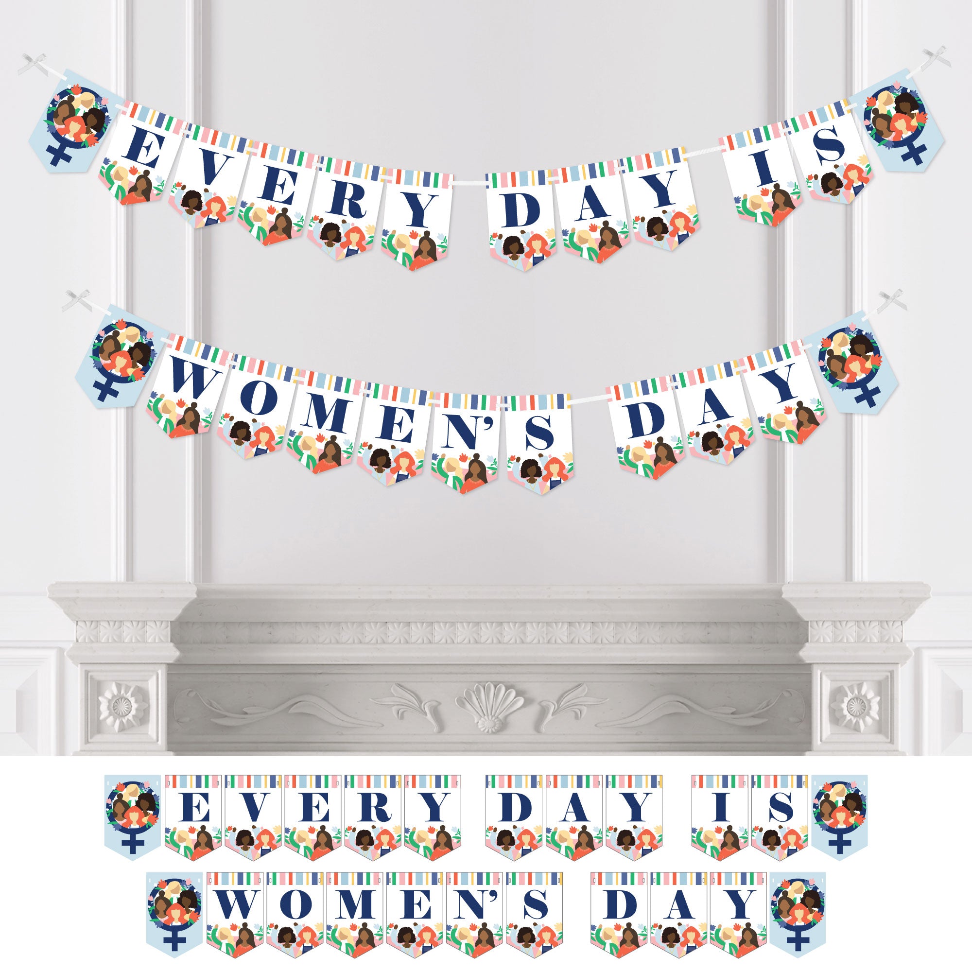 Women's Day - Feminist Party Bunting Banner - Party Decorations - Every ...