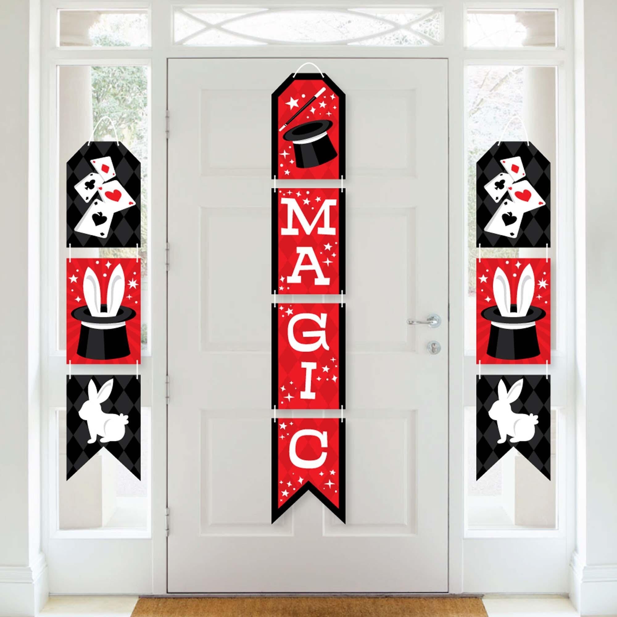 Ta-Da, Magic Show - Hanging Vertical Paper Door Banners - Magical ...