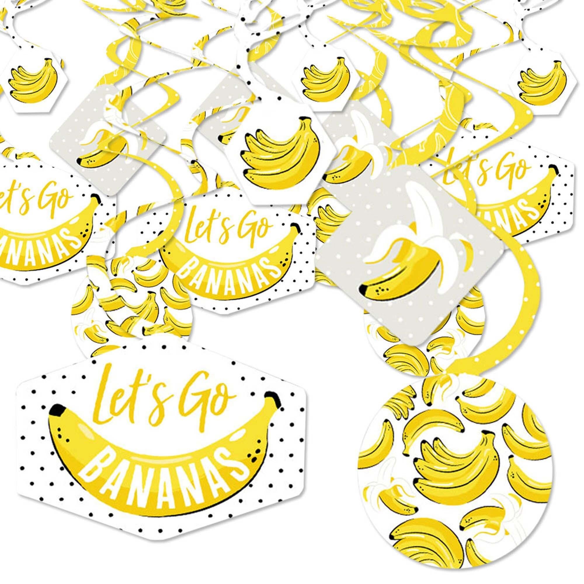 Let's Go Bananas - Tropical Party Hanging Decor - Party Decoration ...