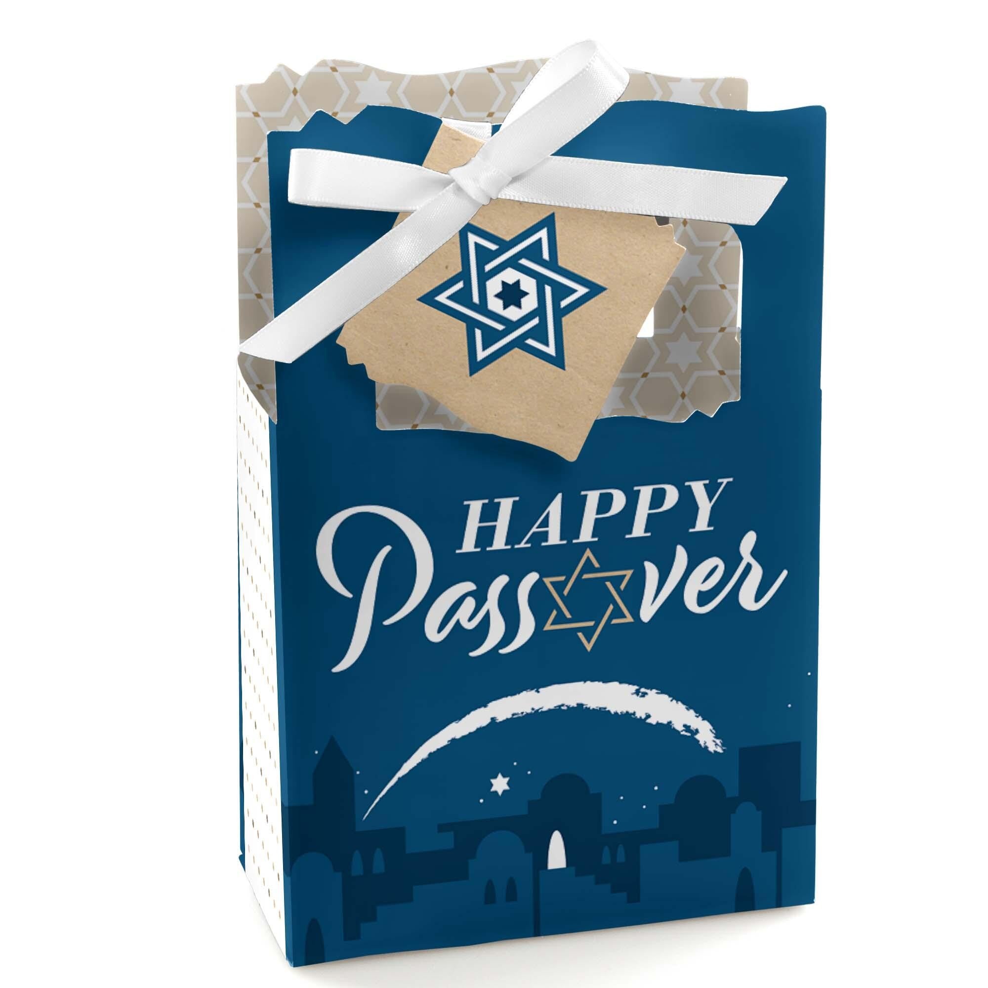 Happy Passover - Pesach Jewish Holiday Party Favor Boxes - Set of 12 ...
