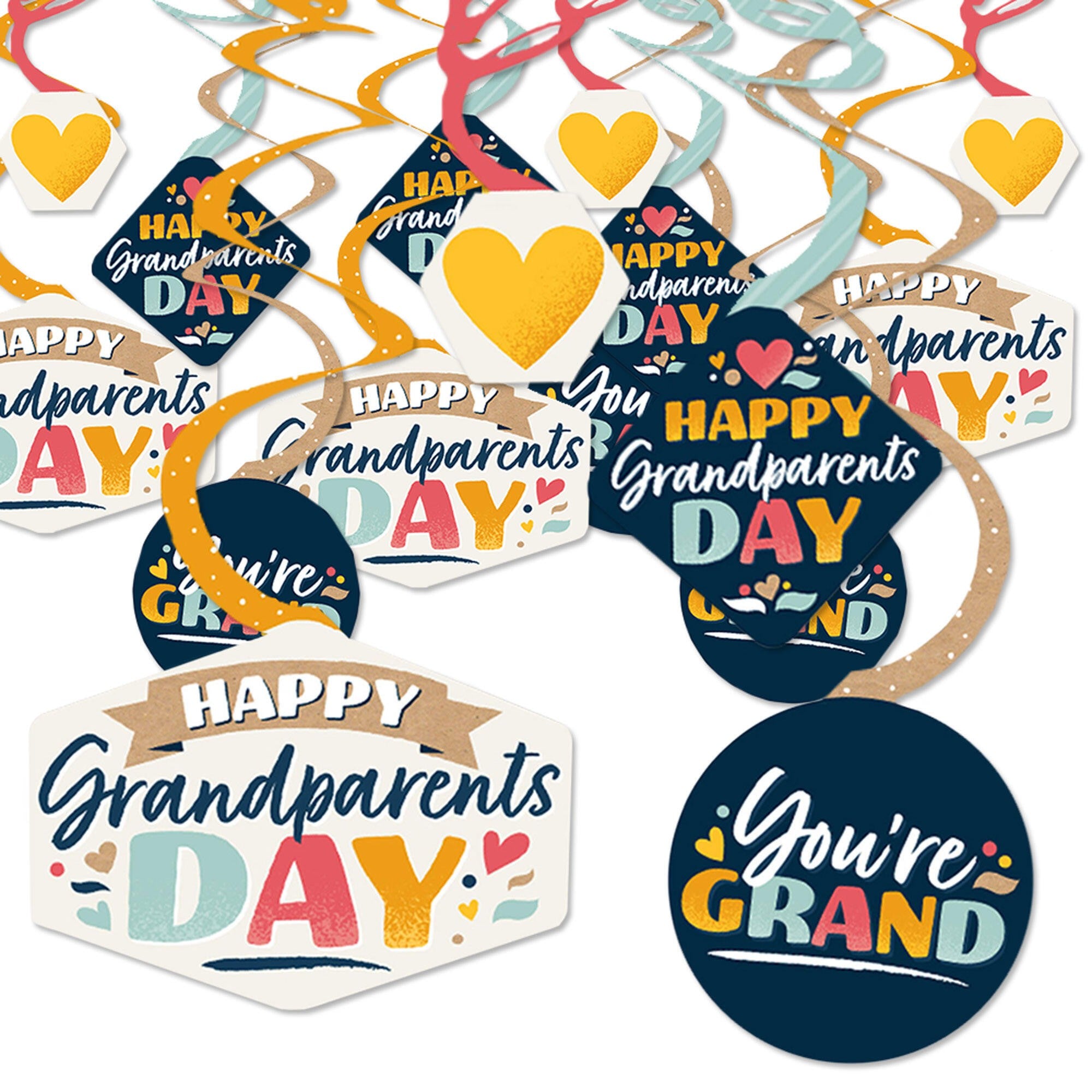 Happy Grandparents Day - Grandma & Grandpa Party Hanging Decor - Party ...