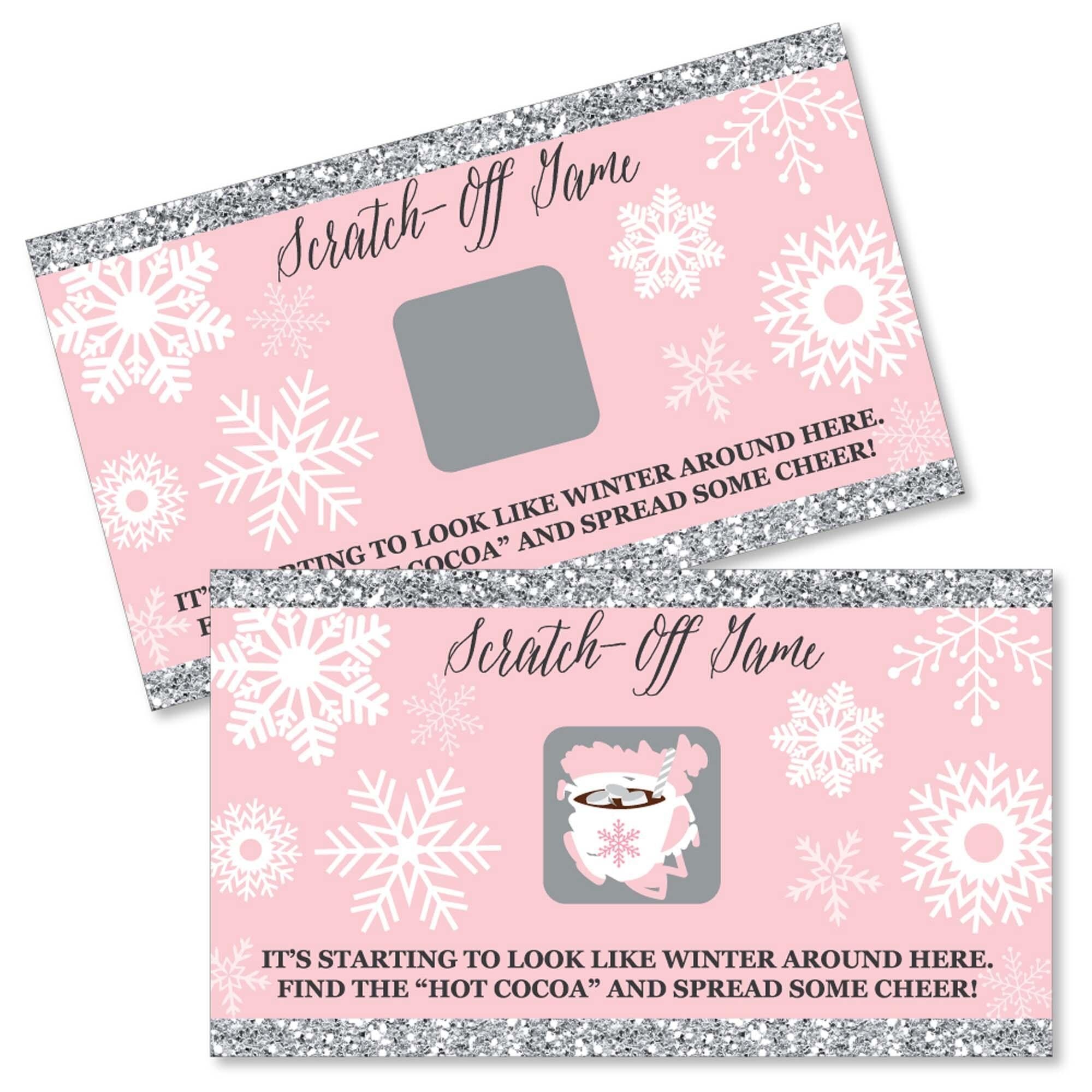 Pink Winter Wonderland - Holiday Snowflake Birthday Party and Baby ...