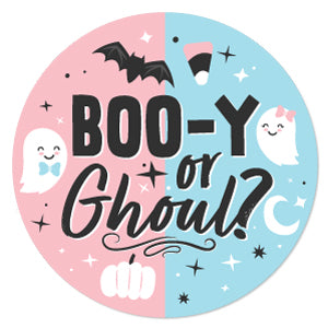 Boo-y or Ghoul Gender Reveal – Big Dot of Happiness LLC
