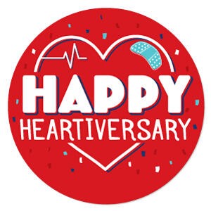 Happy Heartiversary | BigDotOfHappiness.com – Big Dot of Happiness LLC