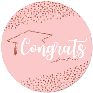 Rose Gold Grad - Graduation Theme | BigDotOfHappiness.com – Big Dot of ...