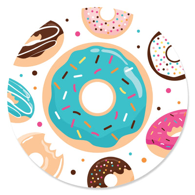 Donut Worry, Let's Party - Doughnut Party Favor Popcorn Treat Boxes ...