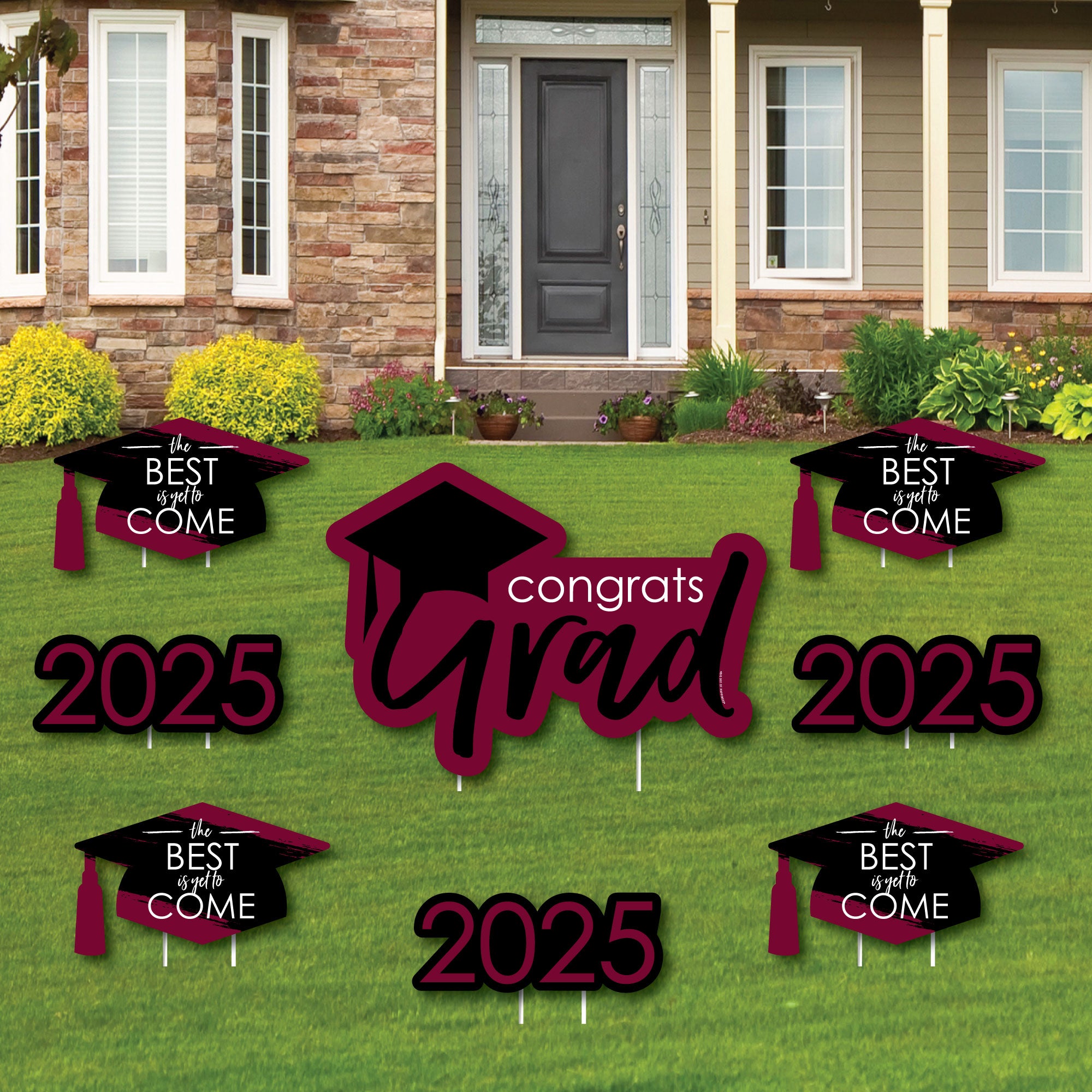 Maroon Grad - Best is Yet to Come - Yard Sign & Outdoor Lawn ...