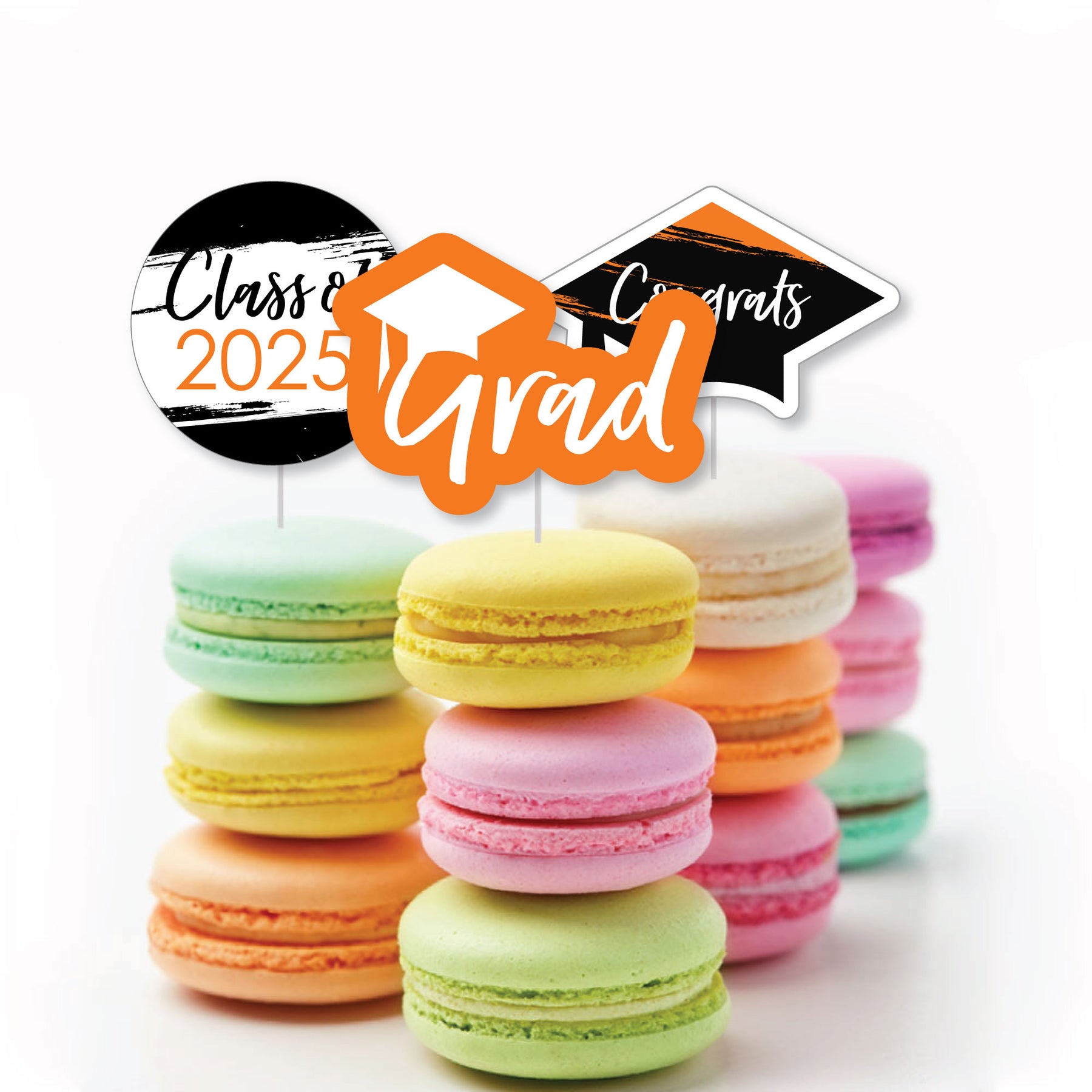 Orange Grad - Best is Yet to Come - DIY Shaped 2025 Graduation Party ...