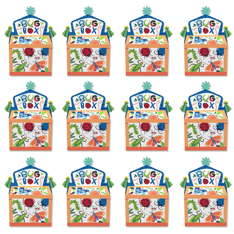 Buggin' Out - Treat Box Party Favors - Bugs Birthday Party Goodie Gable ...