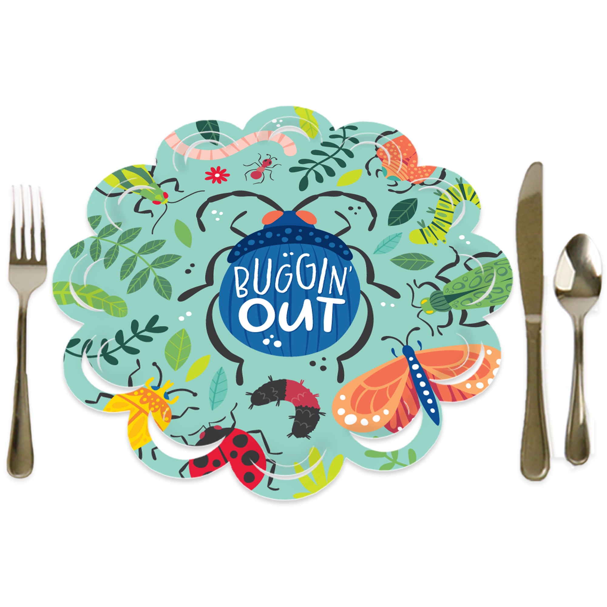 Buggin' Out - Bugs Birthday Party Round Table Decorations - Paper ...