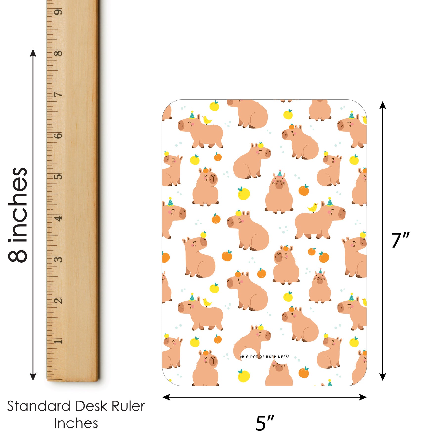 Capy Birthday - Picture Bingo Cards and Markers - Capybara Party Bingo ...