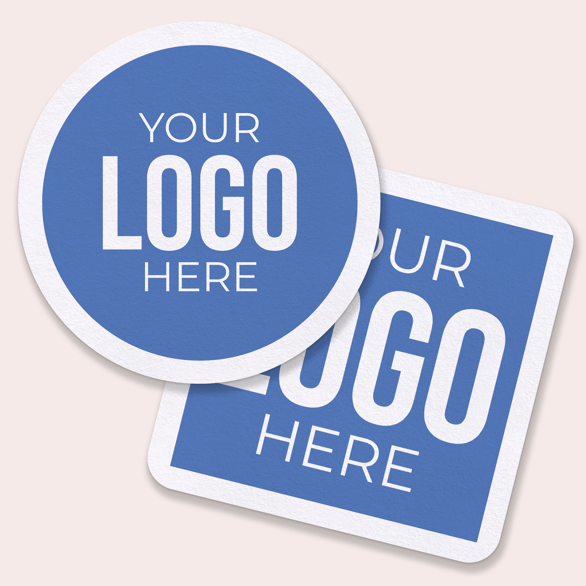 Personalized Custom Logo Drink Coasters for Branded Business Party ...