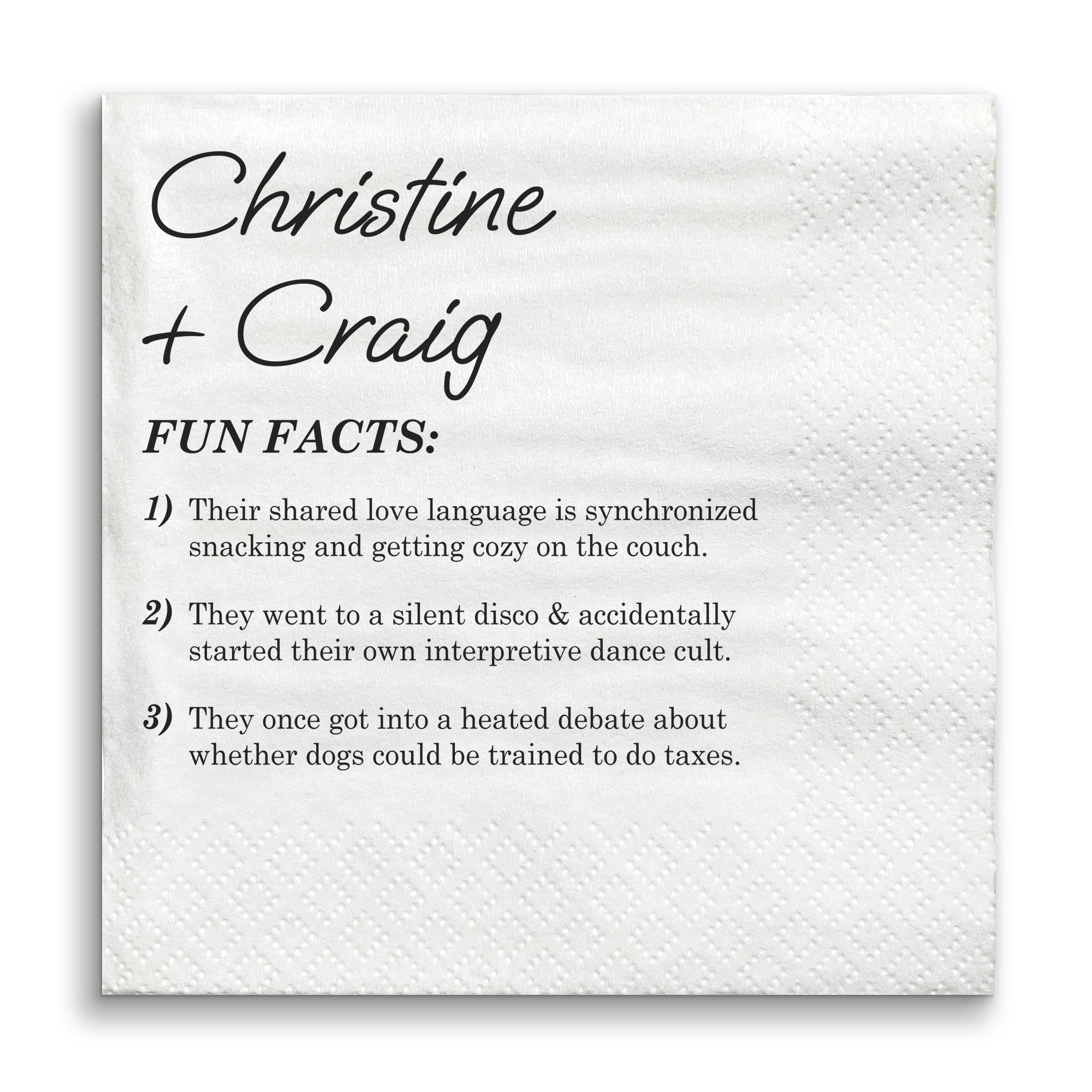 Wedding fun facts about the couple 60 photos - Astyledwedding.com