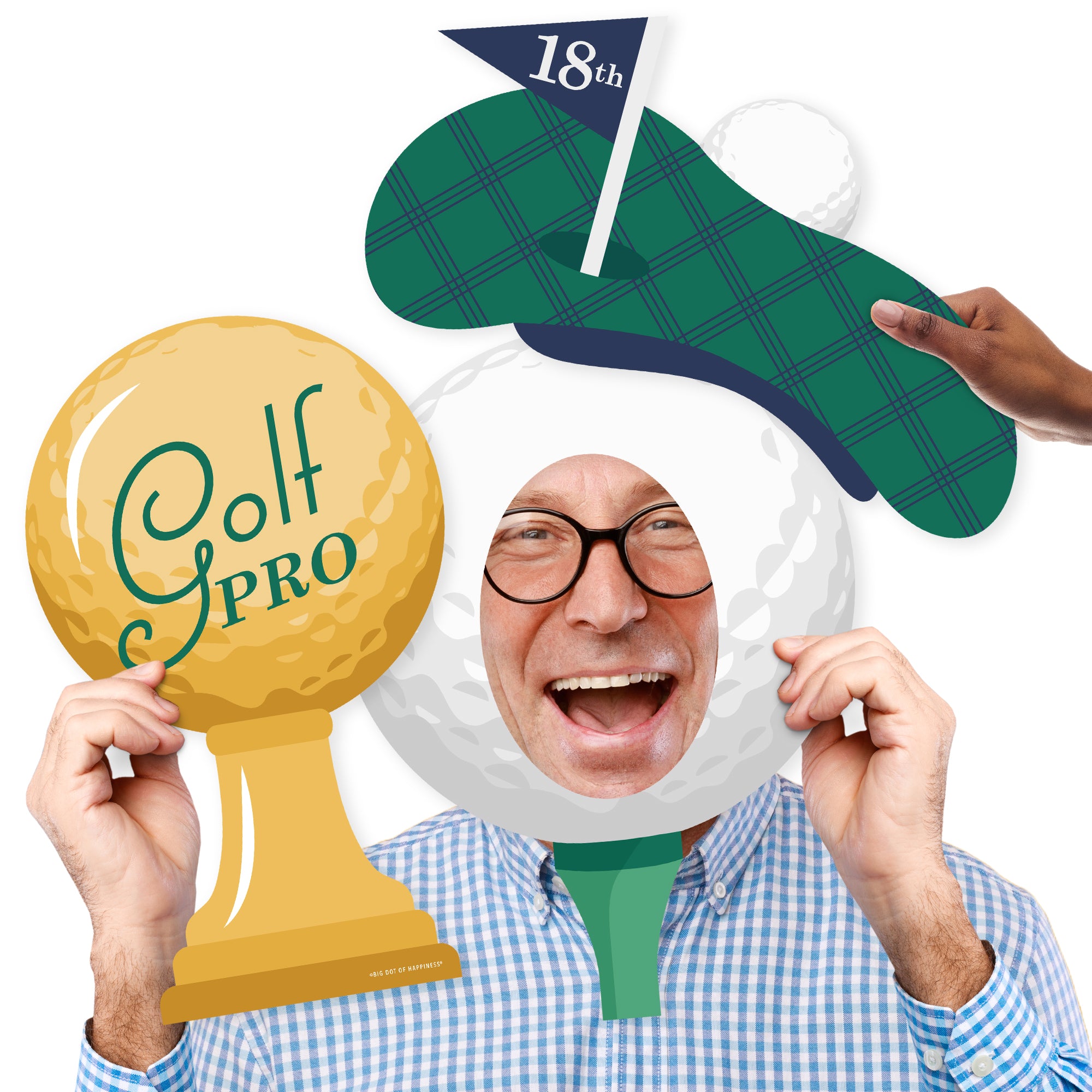 Par-Tee Time - Golf - Golf Ball, Trophy, and Flat Cap Decorations ...