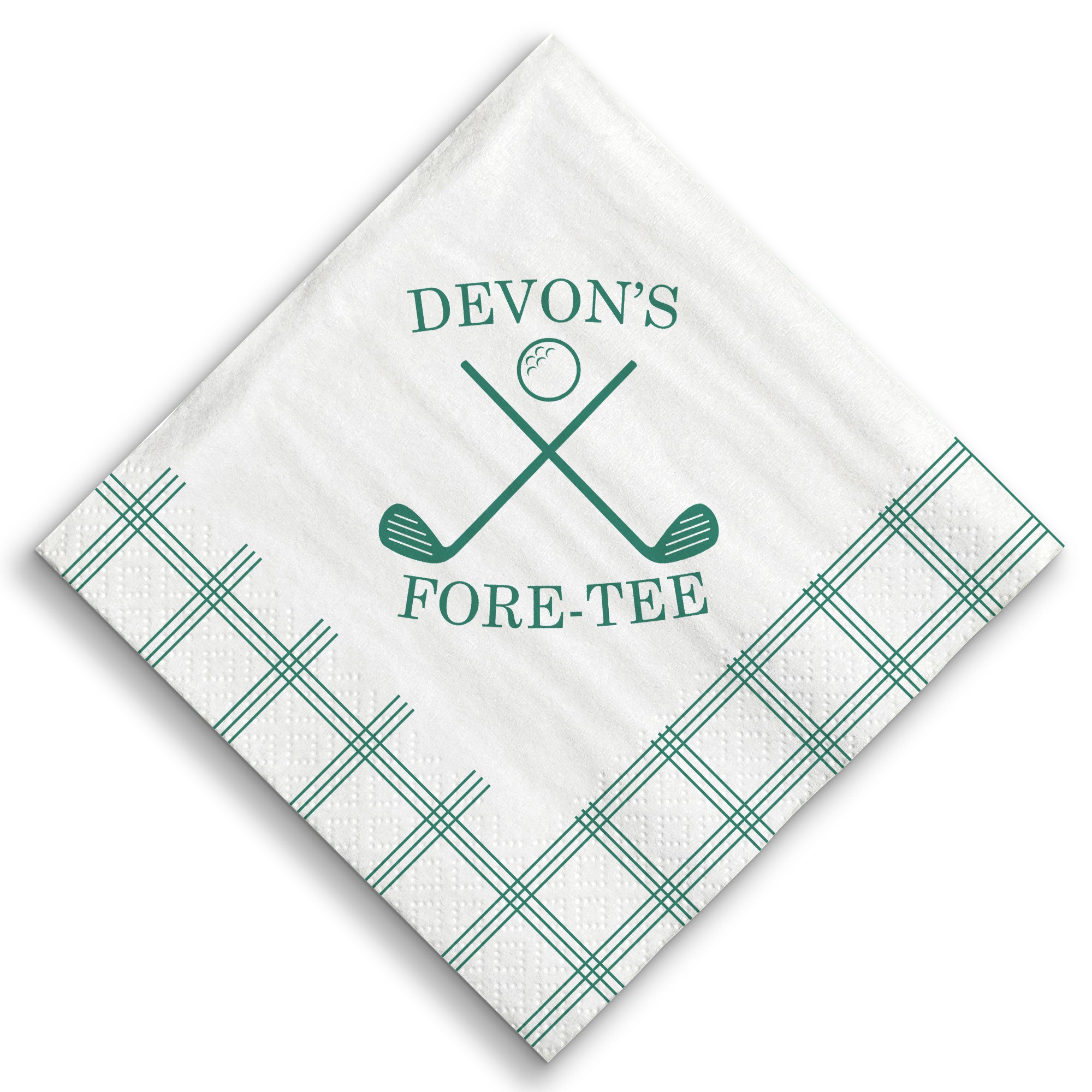 Custom Golf Party Napkins – Personalized Cocktail Napkins ...