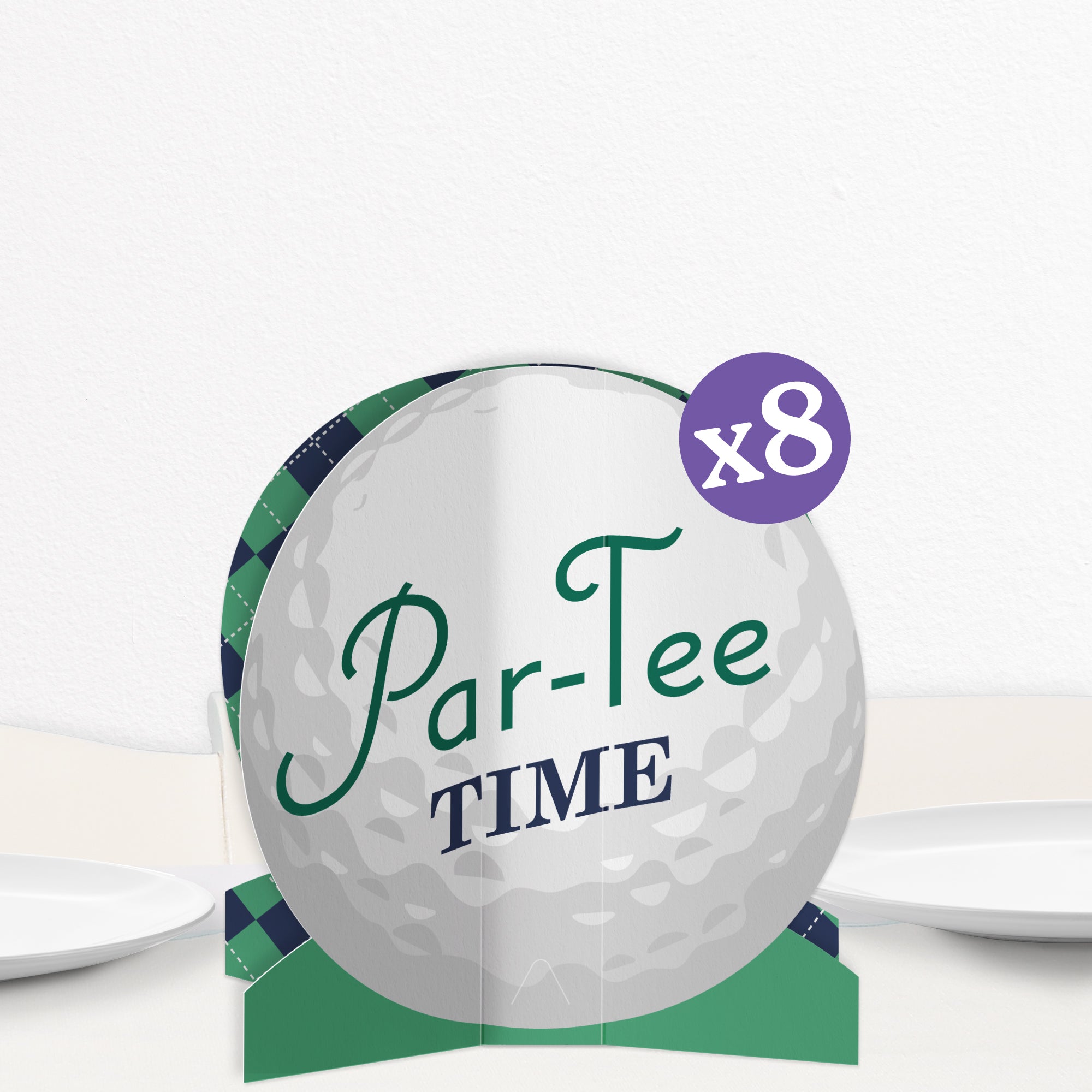 Golf Party Centerpieces – Set of 8 “Par-Tee Time” Table Decorations ...