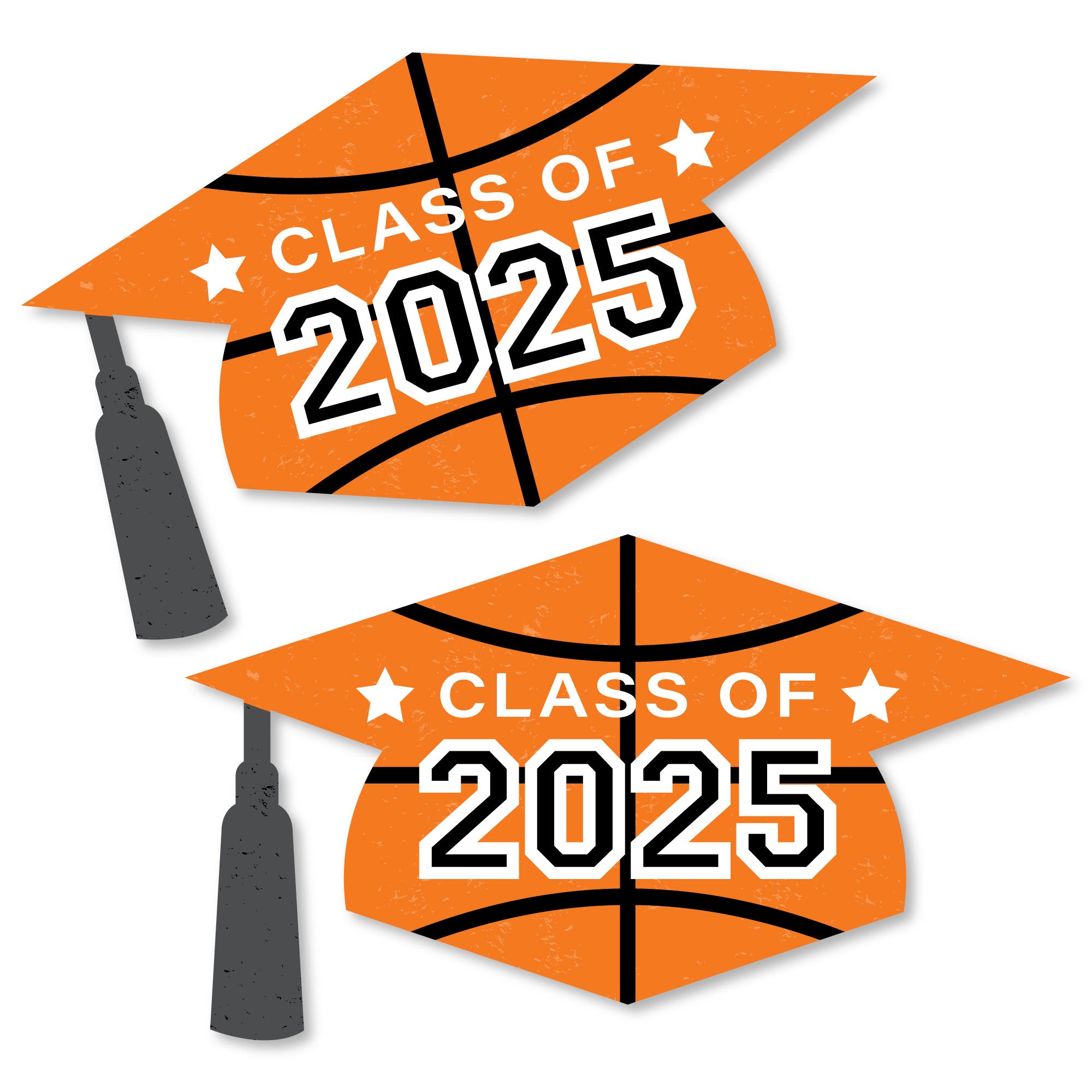 Grad Basketball - Grad Cap Decorations DIY 2025 Graduation Large Party ...