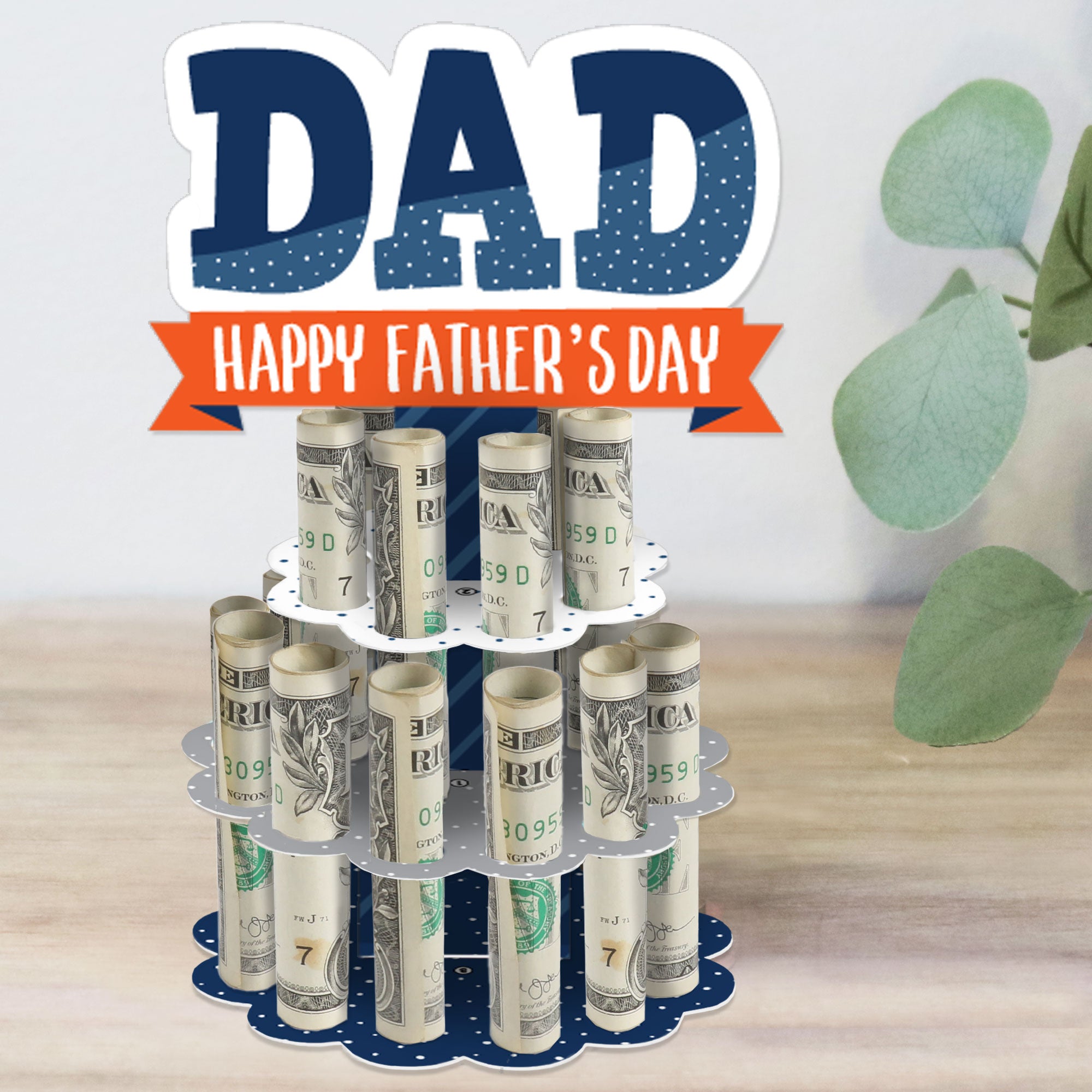Happy Father's Day - DIY We Love Dad Party Money Holder Gift - Cash ...