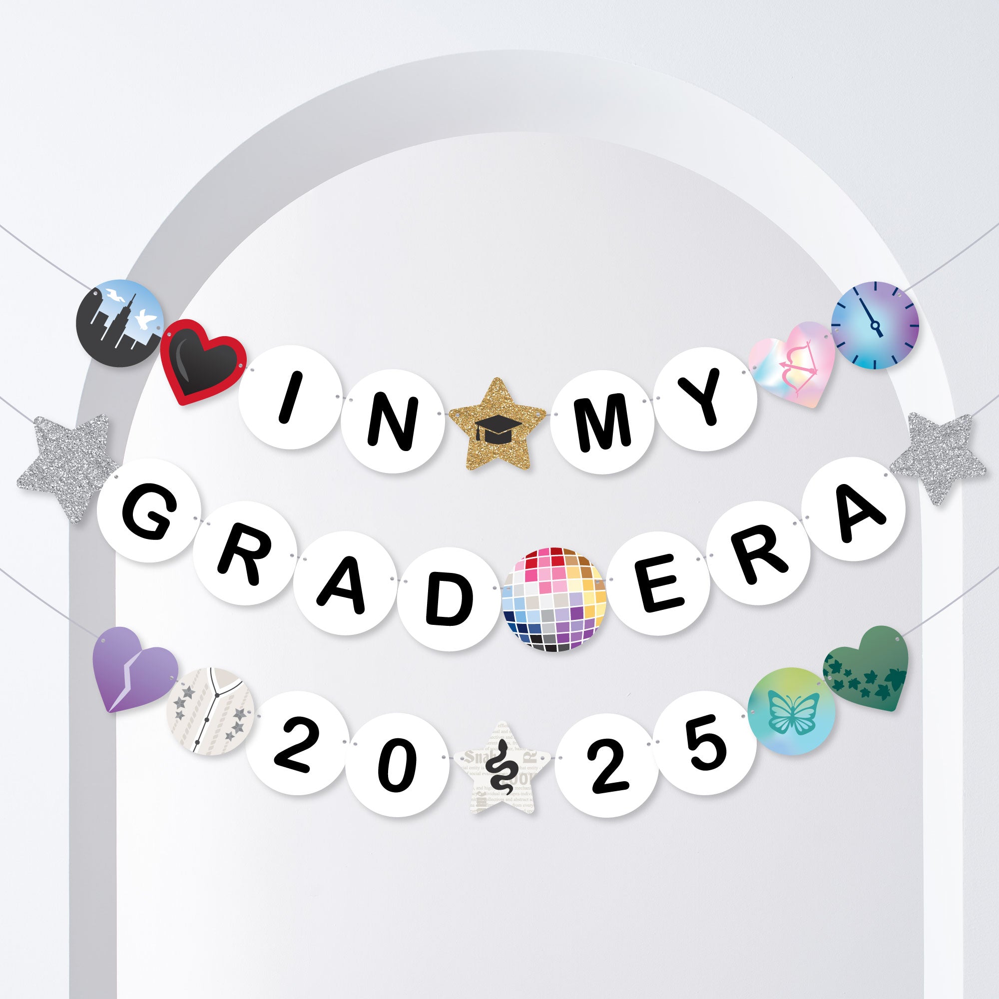 In My Grad Era 2025 Banner, Eras Graduation Party Decorations, Large ...