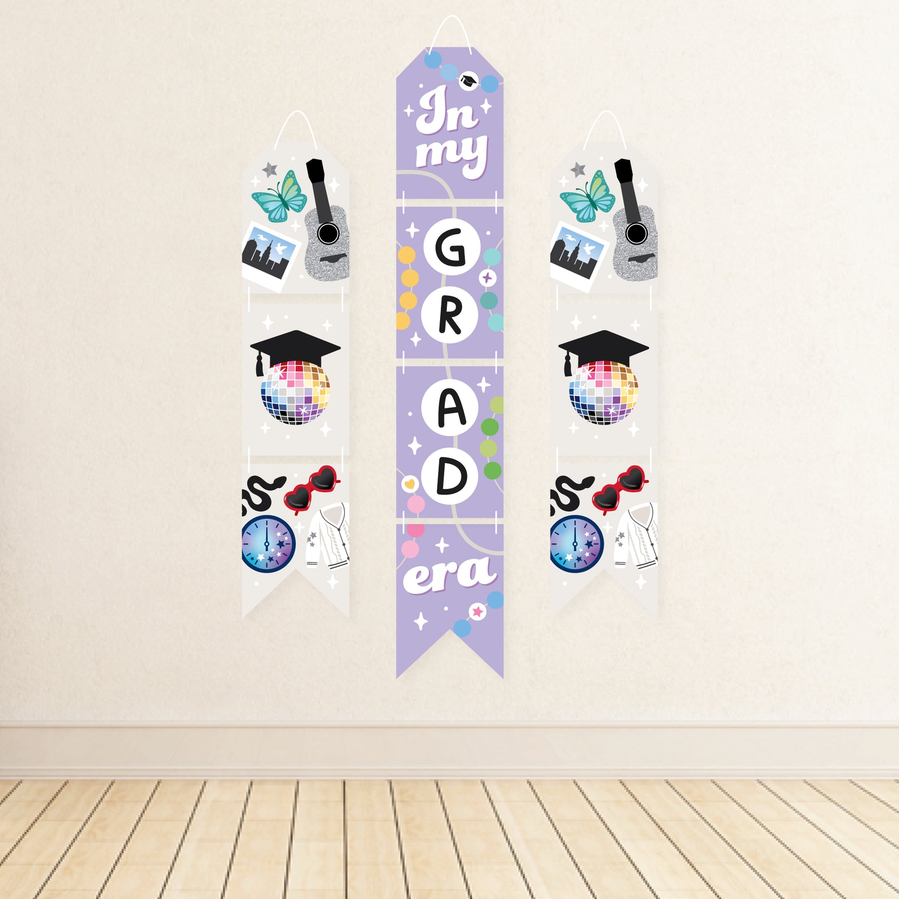 In My Grad Era - Hanging Vertical Paper Door Banners - Graduation Party ...