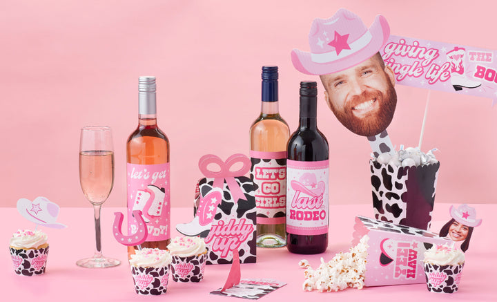 Custom Photo Last Rodeo - Pink Cowgirl Bachelorette Party Favors - Fun ...