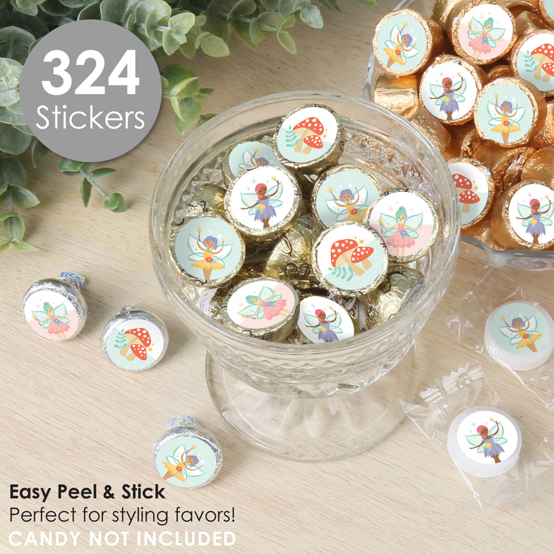 Let’s Be Fairies - Fairy Garden Birthday Party Small Round Candy ...