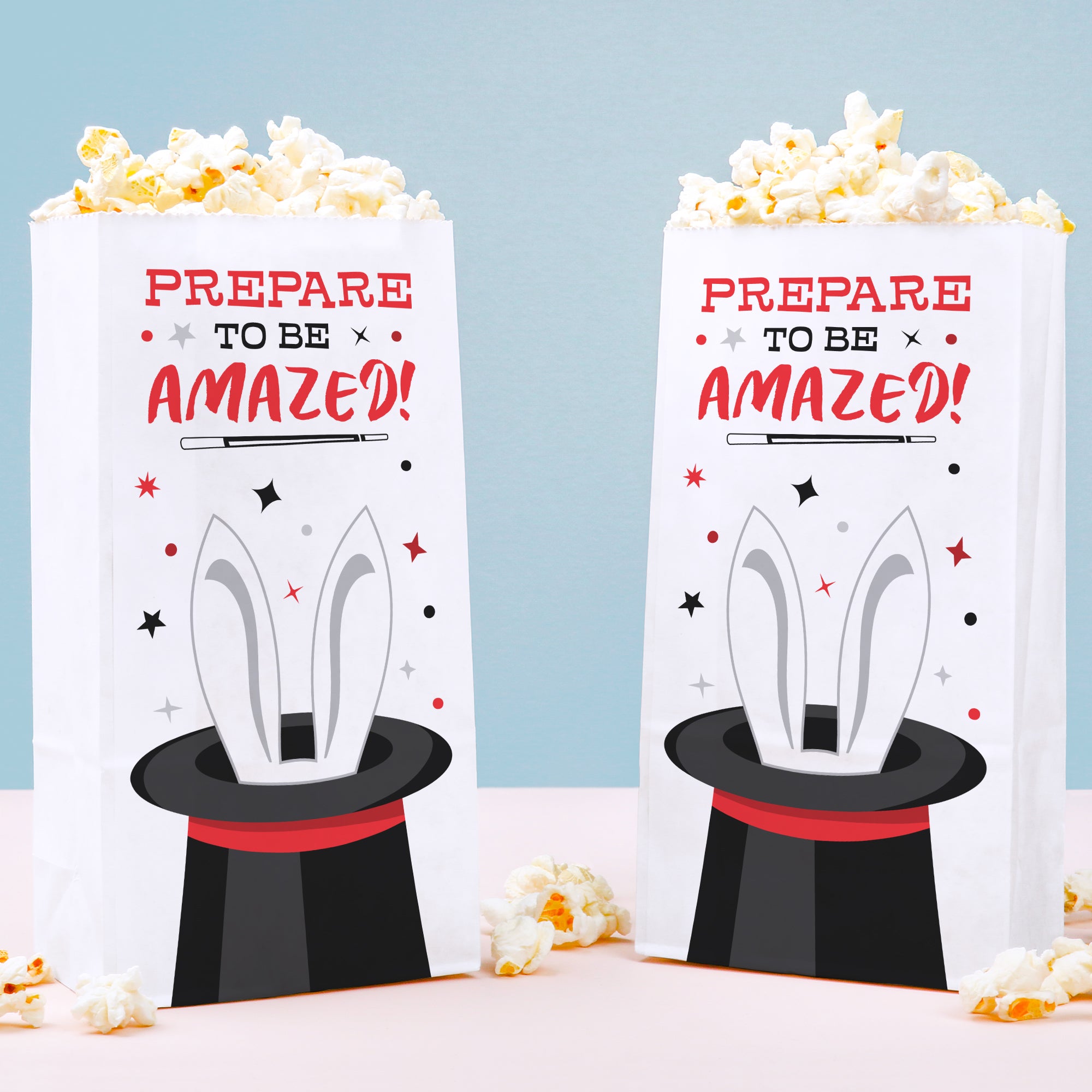 Popcorn Bag - Magic Show Party Favors - 25 Ct | BigDotofHappiness.com