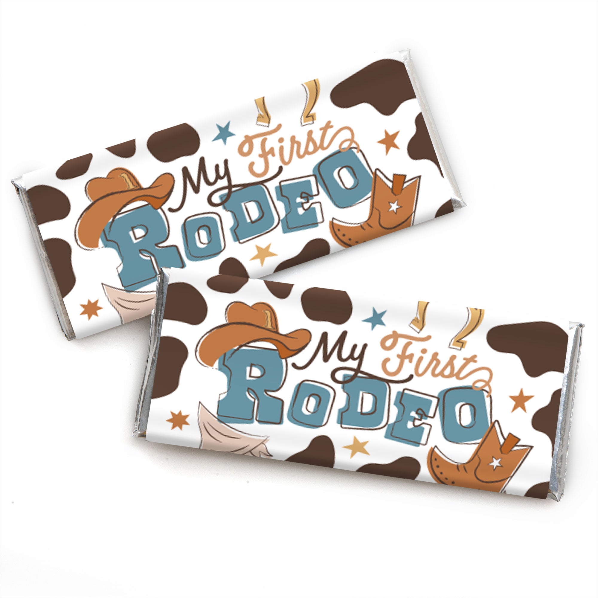 My First Rodeo - Candy Bar Wrapper Little Cowboy 1st Birthday Party ...