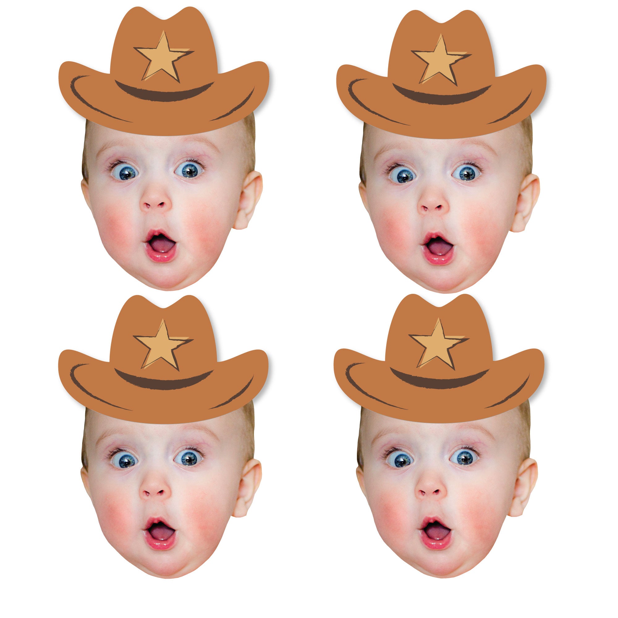 Custom Photo My First Rodeo - Little Cowboy 1st Birthday Party DIY ...