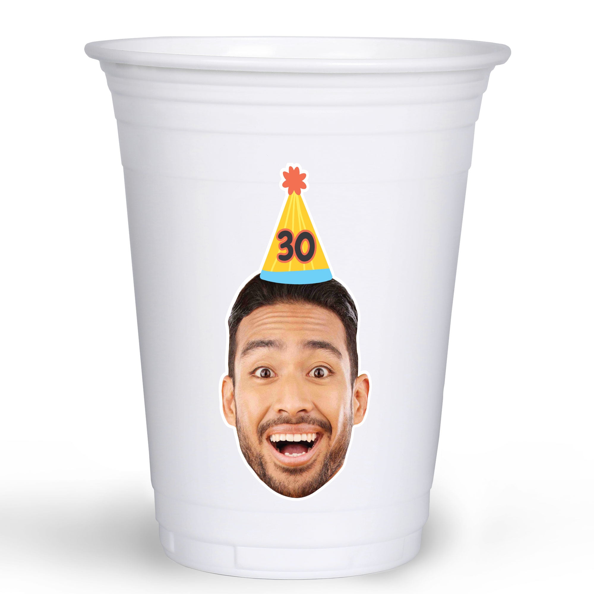Custom Party Time Cups, 16oz Disposable Drinkware | BigDotofHappiness.com