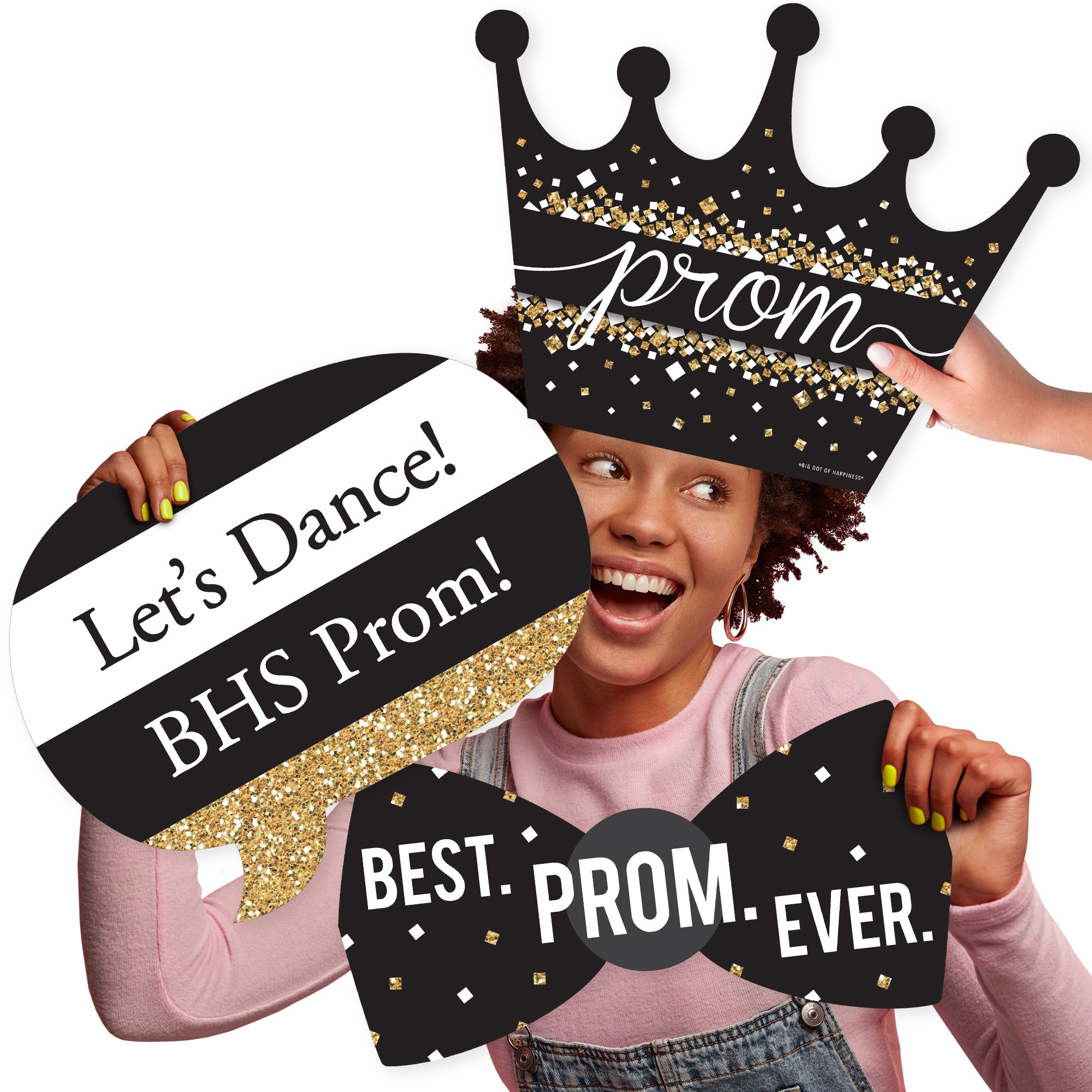 Custom Prom - Talk Bubble, Crown, and Tie Decorations - Prom Night ...