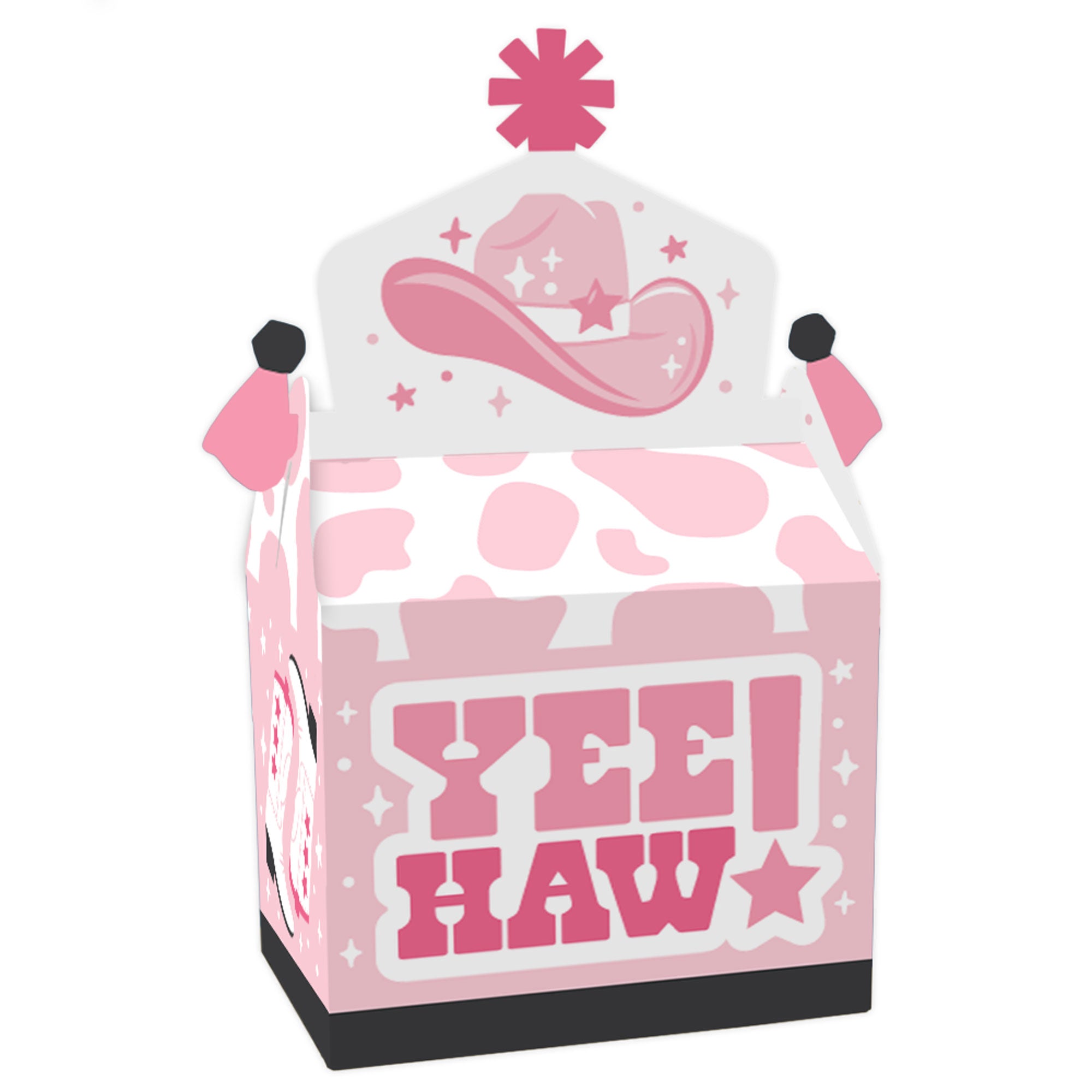 Rodeo Cowgirl - Treat Box Party Favors - Pink Western Party Goodie ...