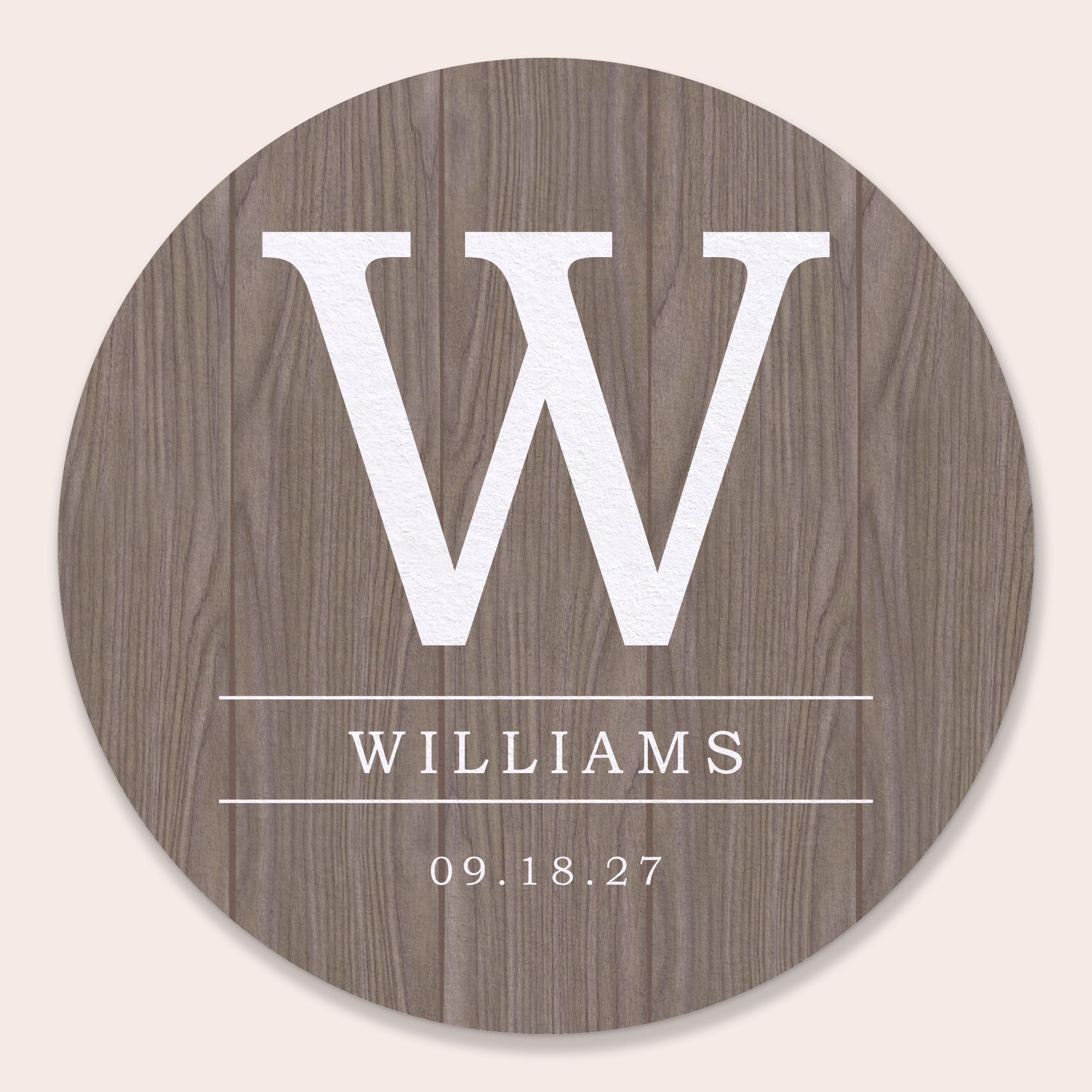 Personalized Rustic Wood Drink Coasters Monogram Wedding or Engagement ...