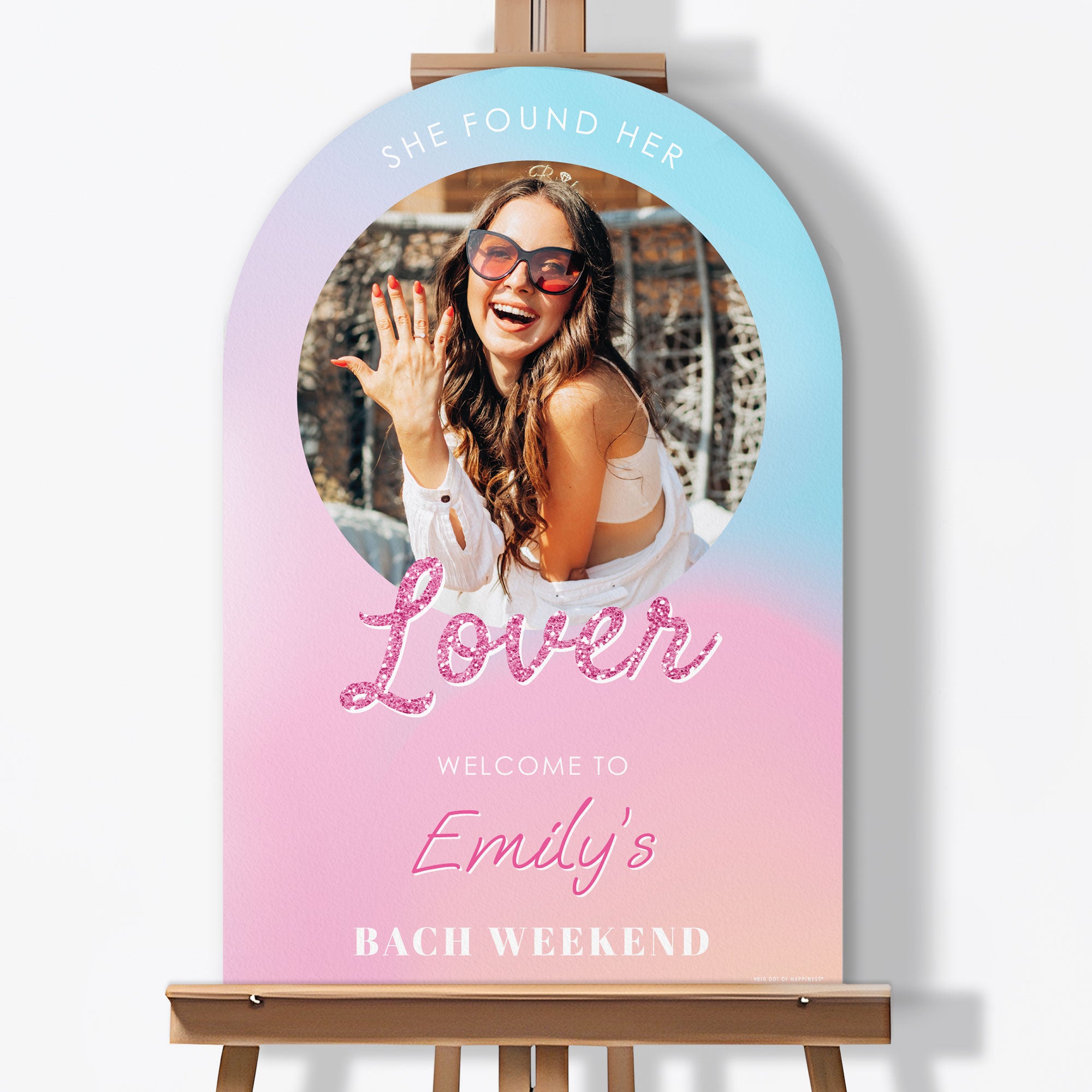 Personalized Photo She Found Her Lover Party Welcome Sign ...