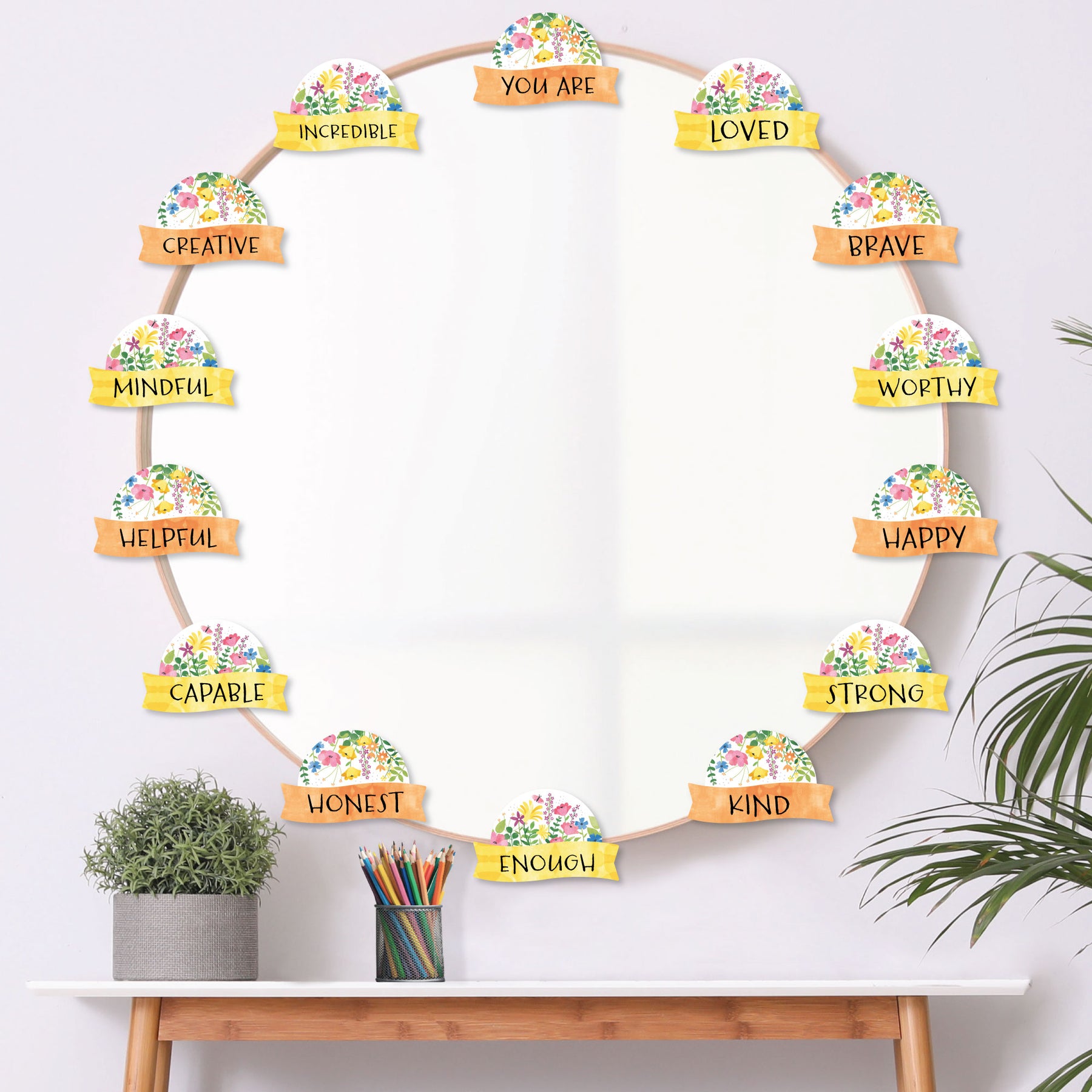 Flower Spring Tags FLOWER NAME TAG | The Custom Place