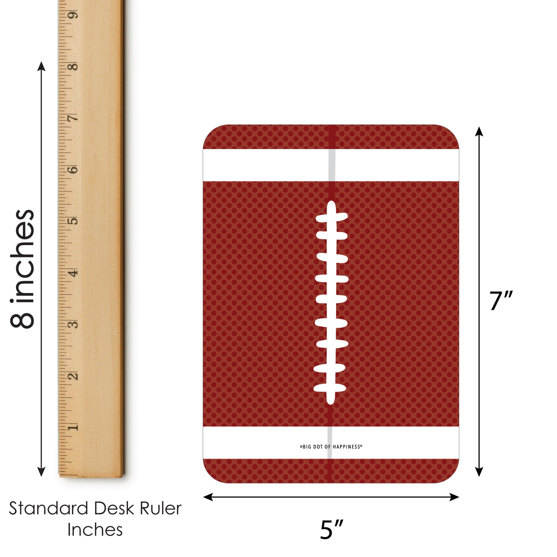 The Big Game - Commercial Bingo Cards and Markers - Football Party ...