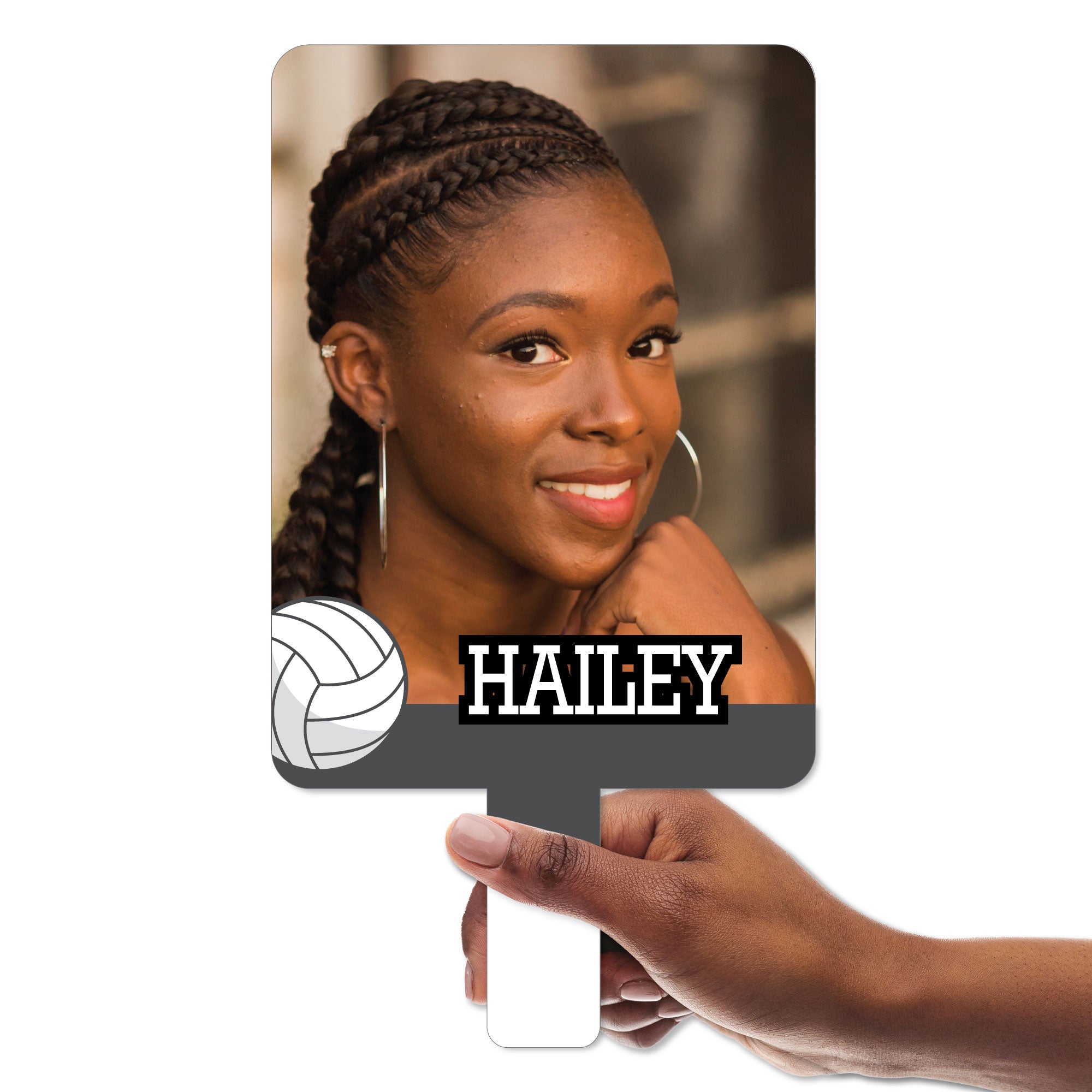 Big Dot of Happiness Custom Black & Gold Grad Photo Paddles, Class of ...