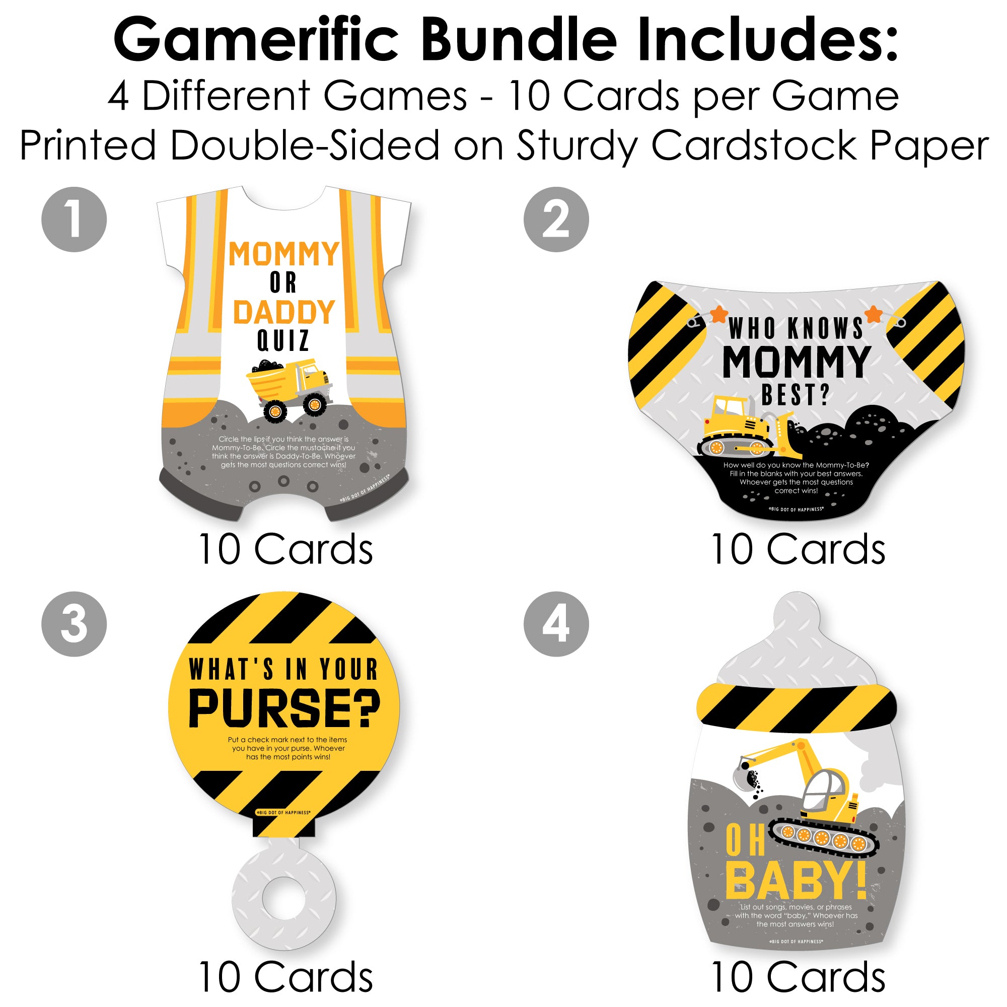 Construction Zone Baby Shower Dig It Construction Party Zone DIY