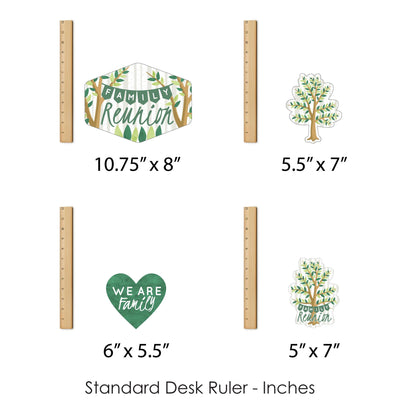 Family Tree Reunion - Family Gathering Party Centerpiece Sticks ...