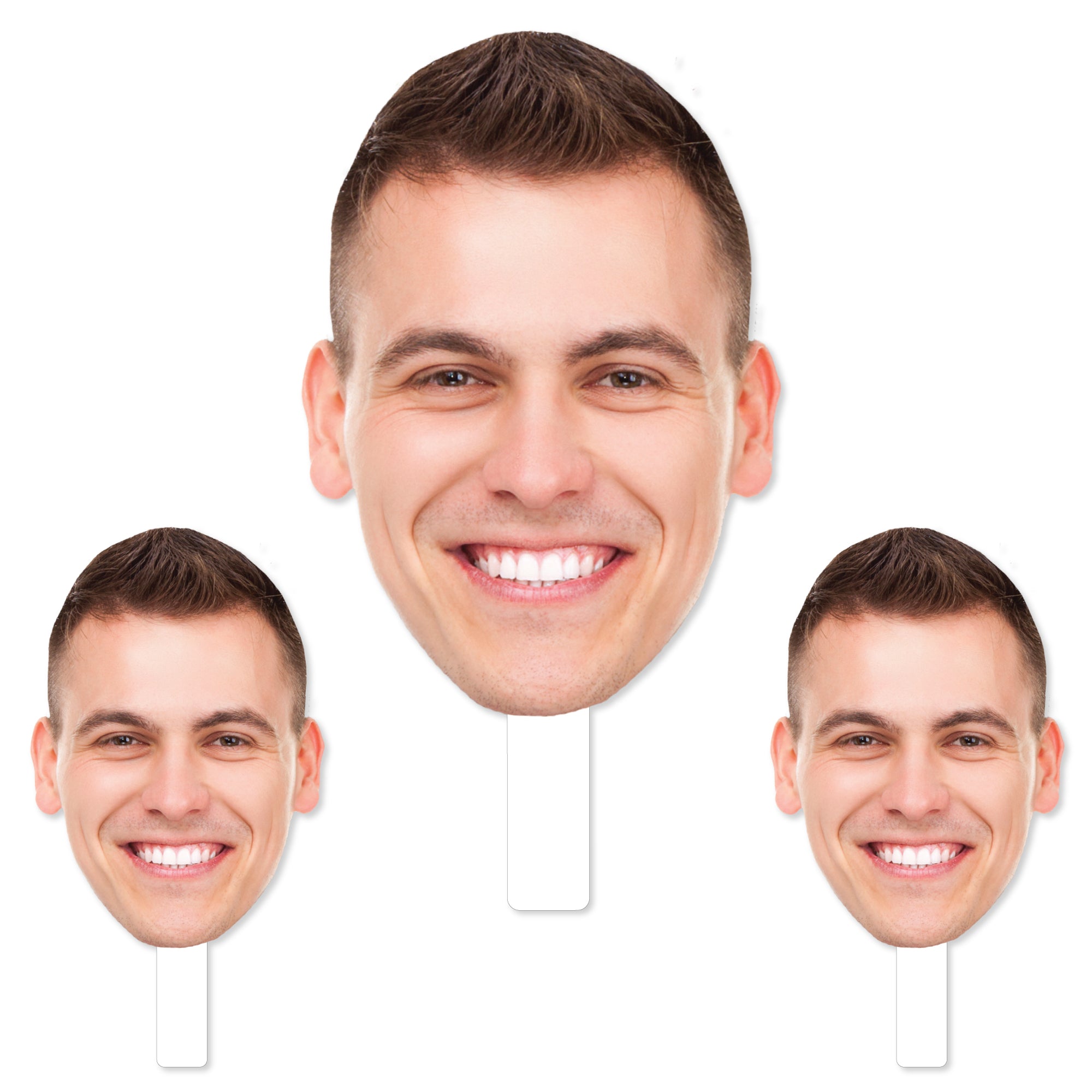 Fun Face Combo - Custom Photo Big Head Cut Out Photo Booth and Fan ...