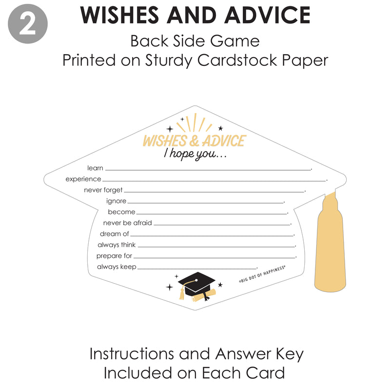 Goodbye High School, Hello College - 2-in-1 Graduation Party Cards ...