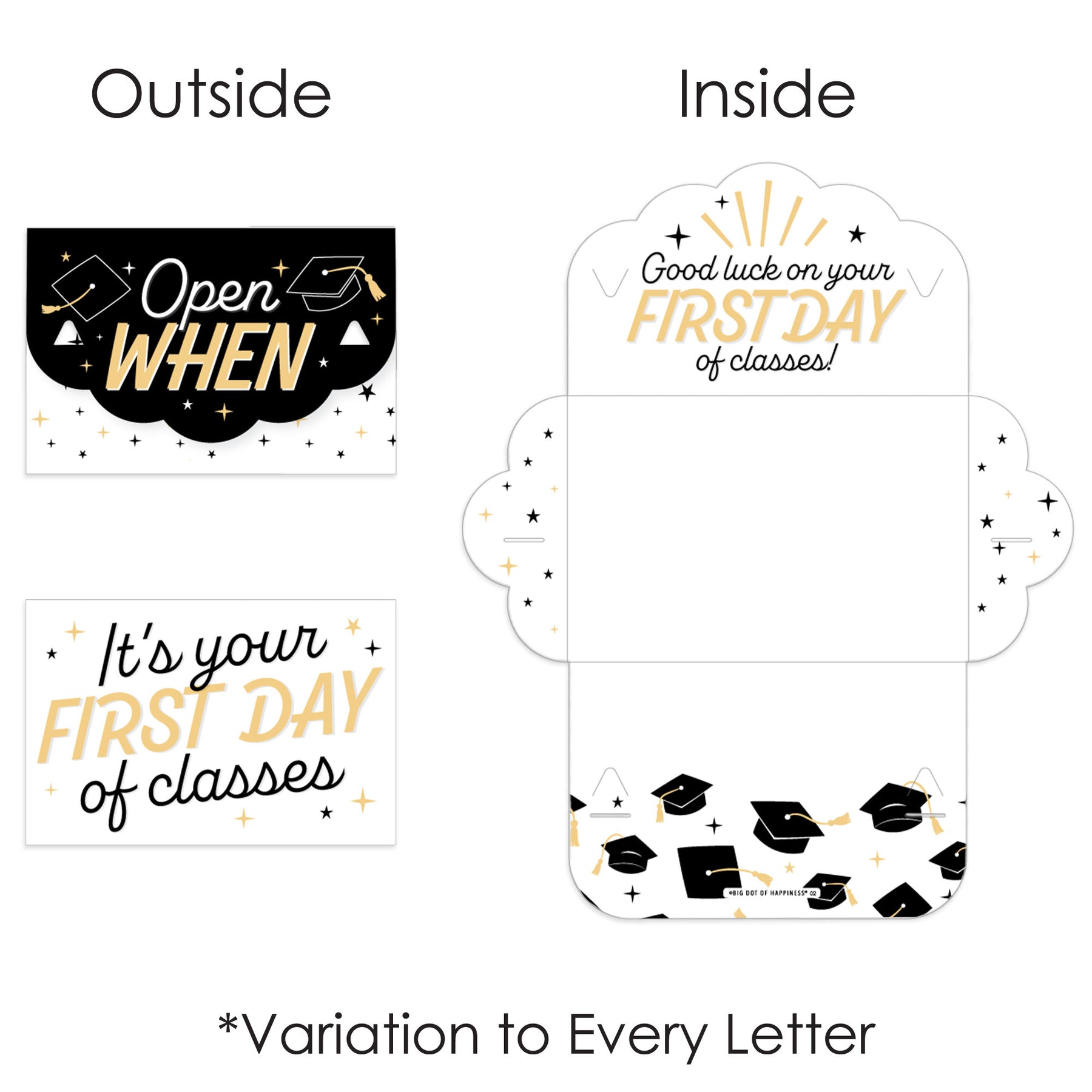 Goodbye High School, Hello College - Graduation Cards Gift Box Kit ...